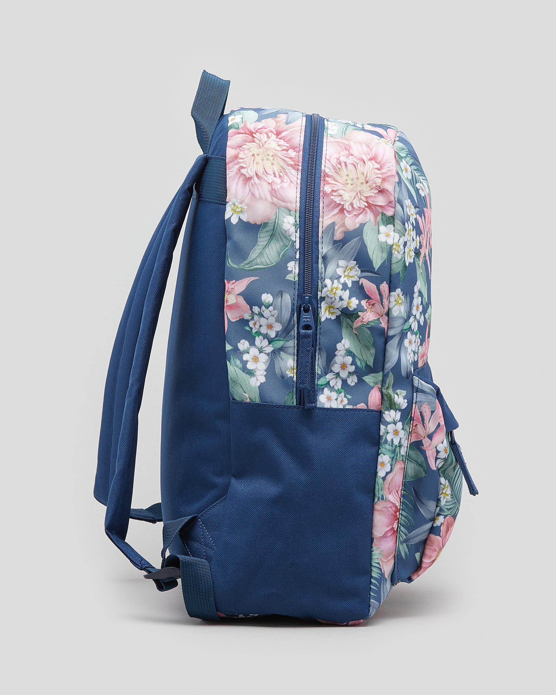 Shop Billabong Luxe Schools Out Backpack In Blue - Fast Shipping & Easy ...