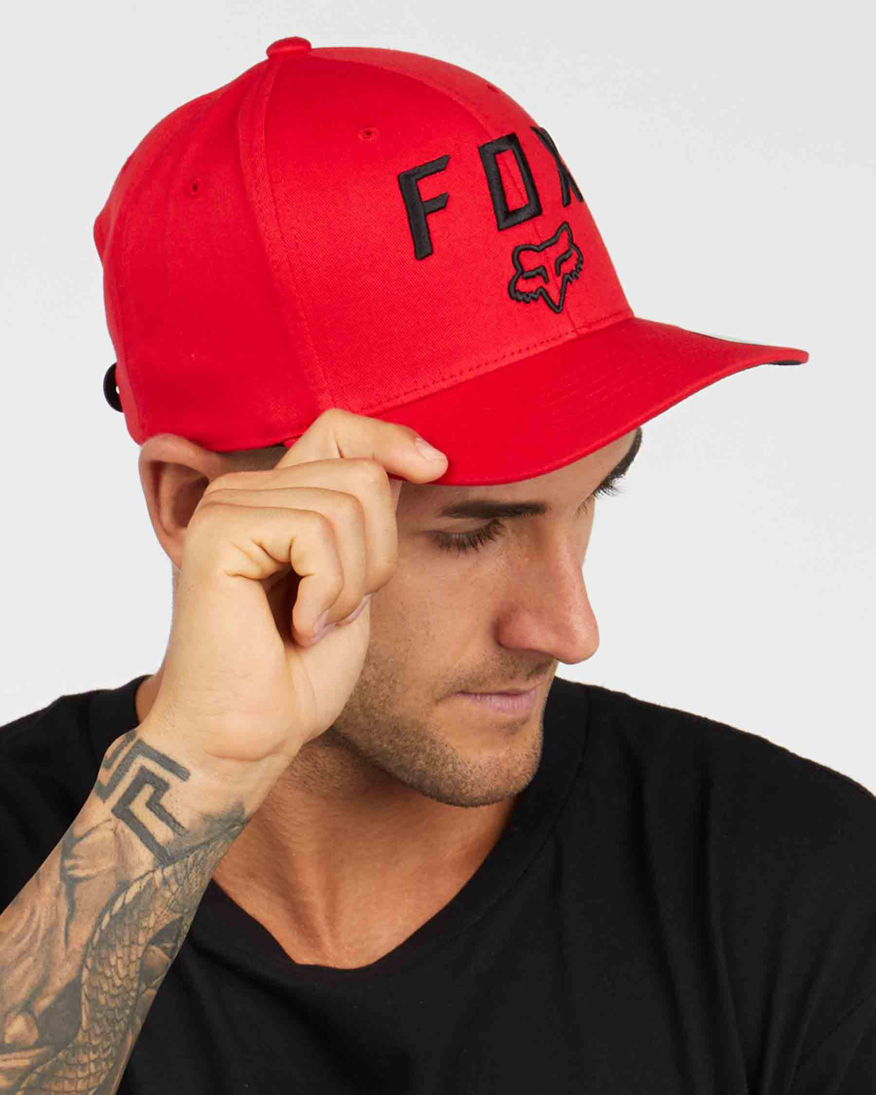 Shop Fox Legacy Moth 110 Cap In Dark Red - Fast Shipping & Easy Returns ...