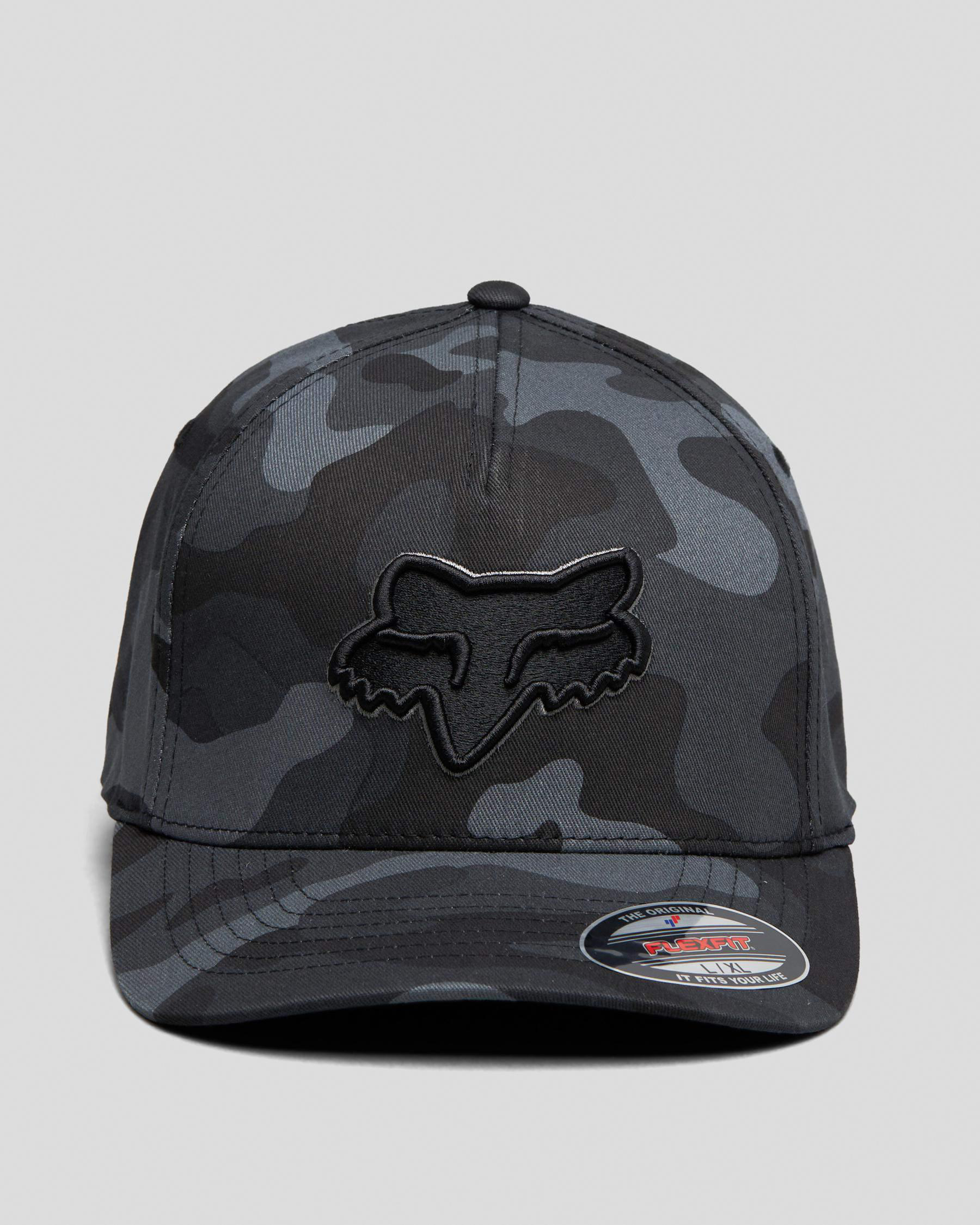 Shop Fox Epicycle Flexfit 2.0 Cap In Black/ Camo - Fast Shipping & Easy ...