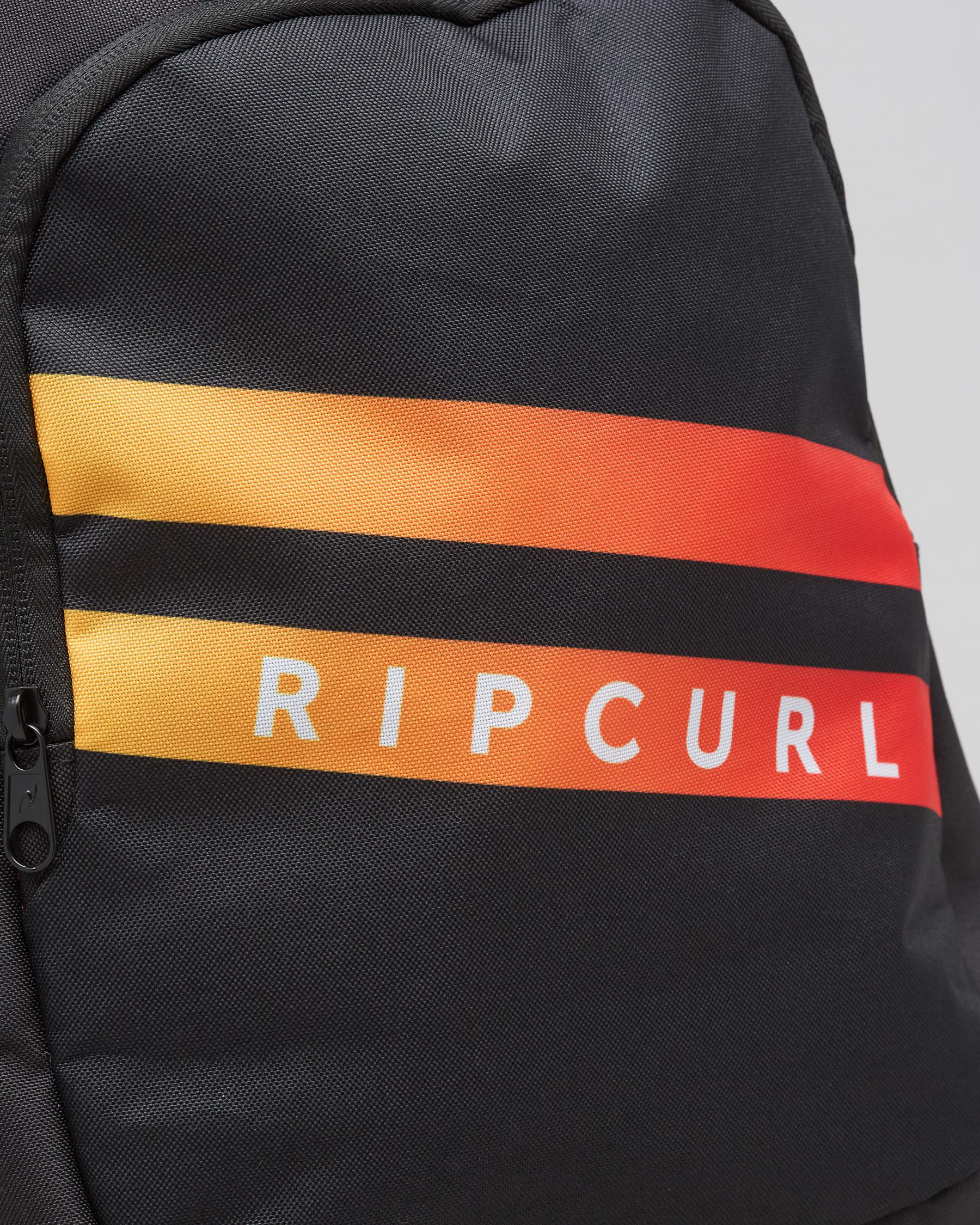 Shop Rip Curl Ozone 30L Combo Eco Backpack In Black/orange - Fast ...