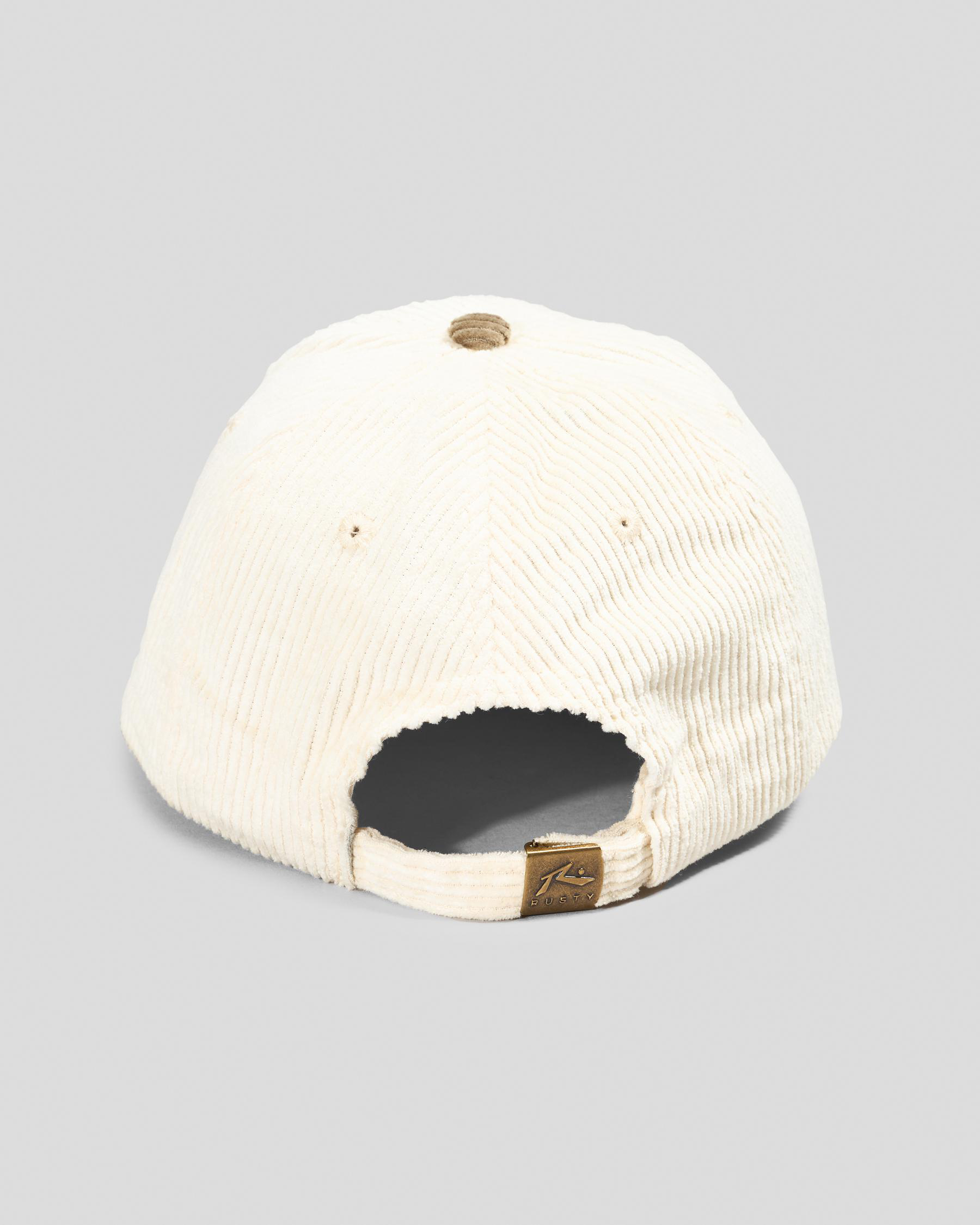 Shop Rusty Orbit Cord Six Panel Cap In Oatmeal - Fast Shipping & Easy ...