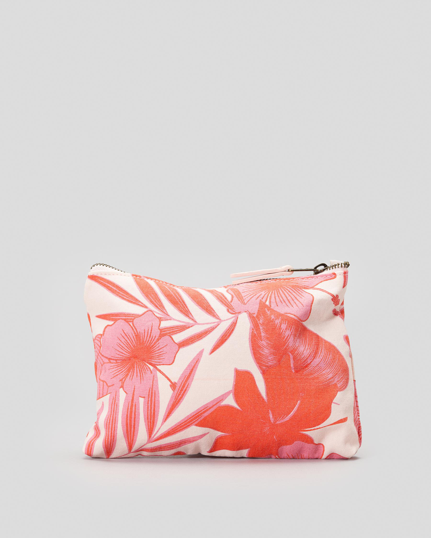 Shop Roxy Hibiscus Makeup Case In Pale Dogwood Hibiscus - Fast Shipping ...