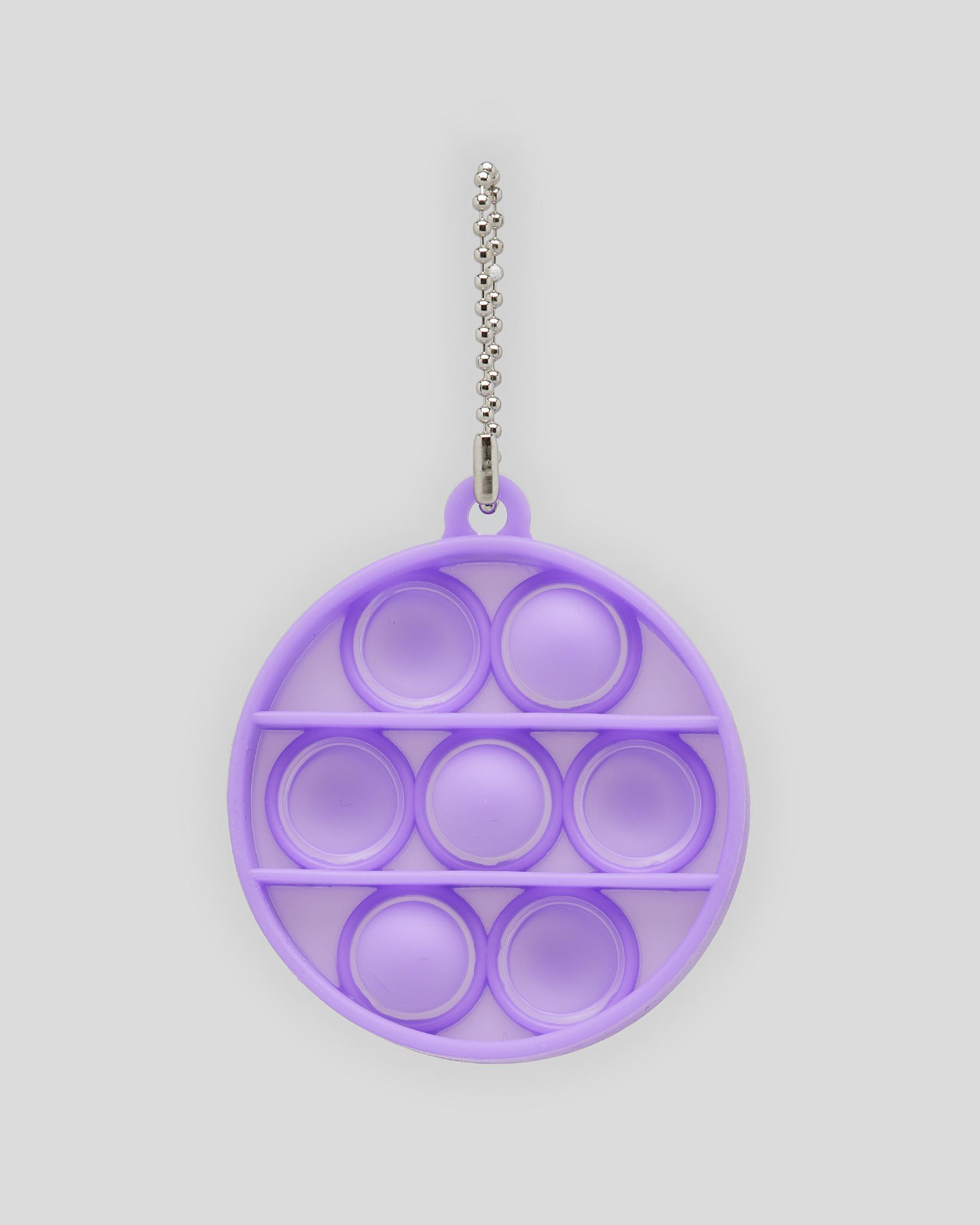 Karyn In LA Push Pop Bubble Keyring In Purple - Fast Shipping & Easy ...