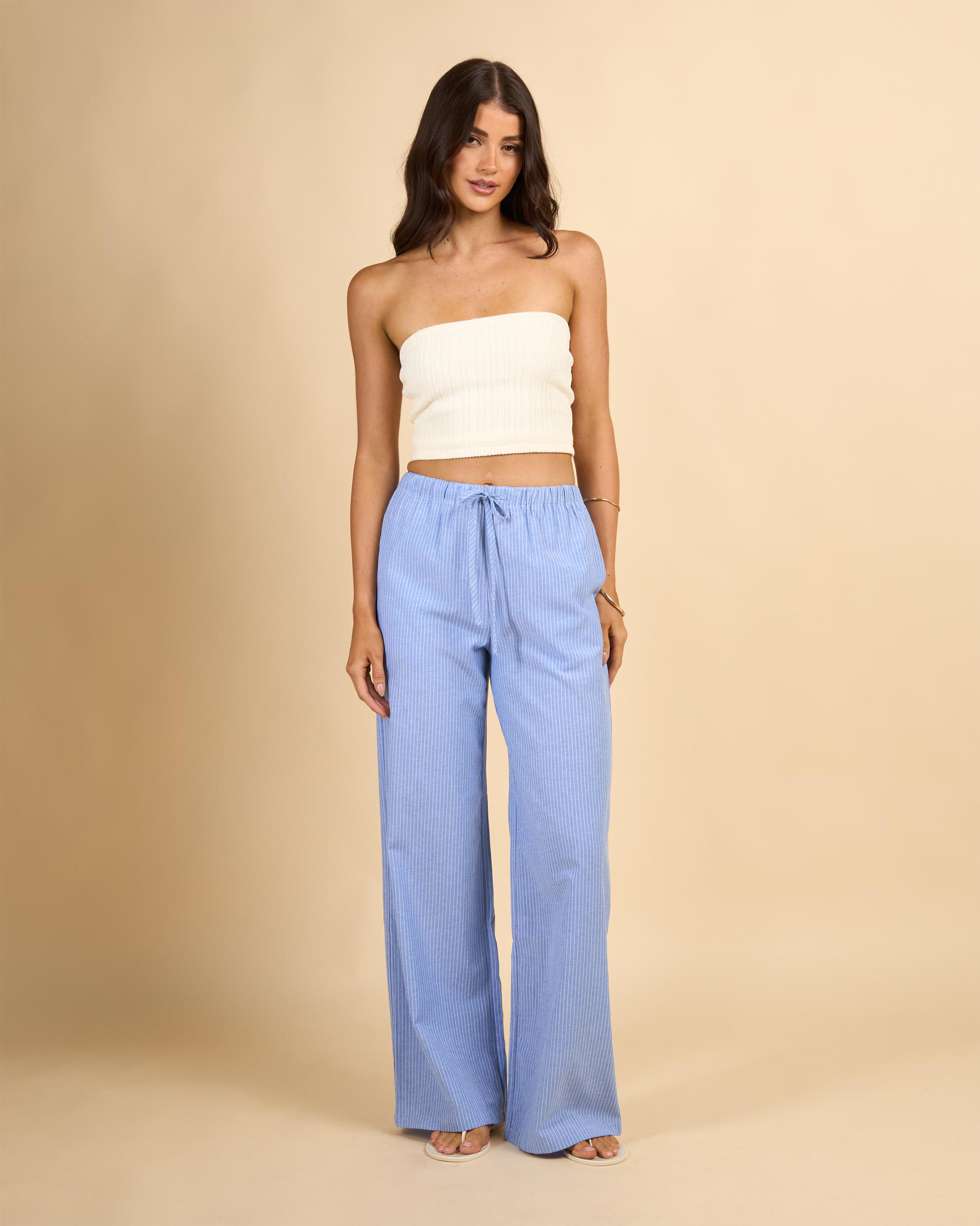 Shop Ava And Ever Chapman Knit Tube Top In Cream - Fast Shipping & Easy ...