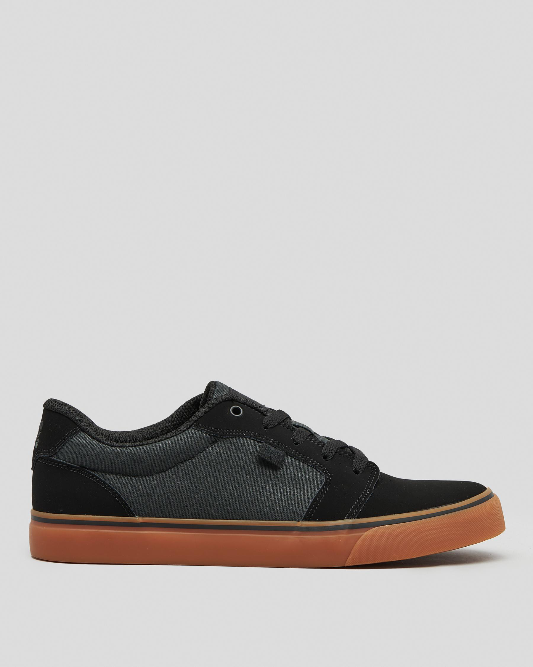 Shop DC Shoes Anvil Shoes In Black/gum - Fast Shipping & Easy Returns ...