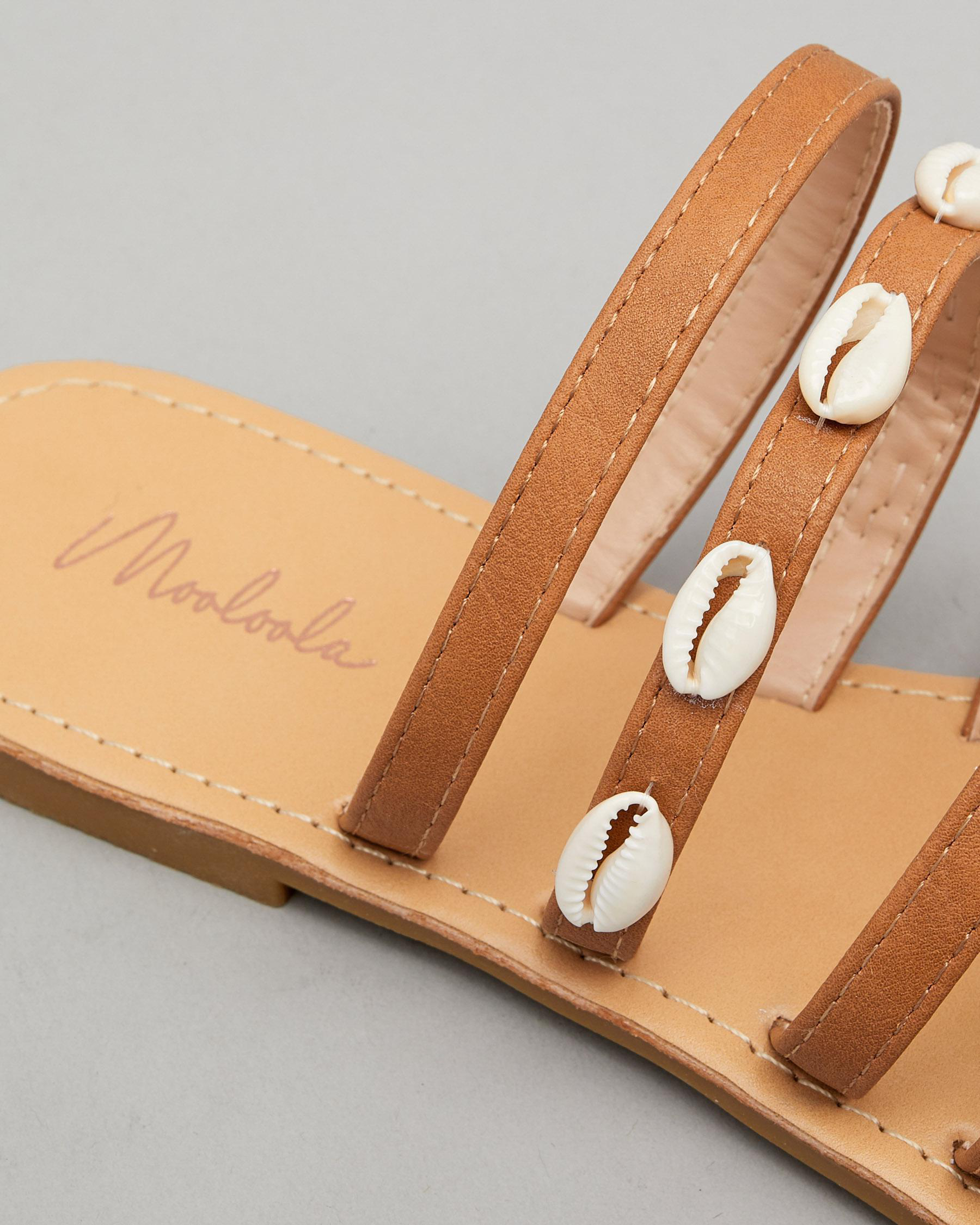Shop Mooloola Amara Sandals In Tan - Fast Shipping & Easy Returns ...
