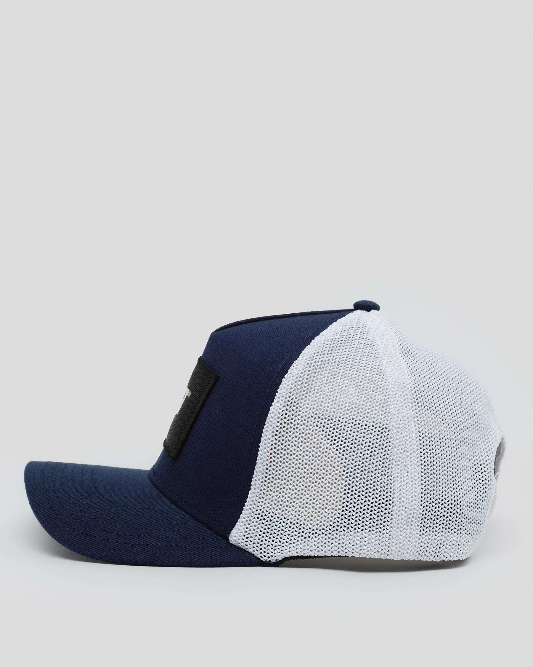 Shop Cat Signature Premium Trucker Cap In Detroit Blue - Fast Shipping ...