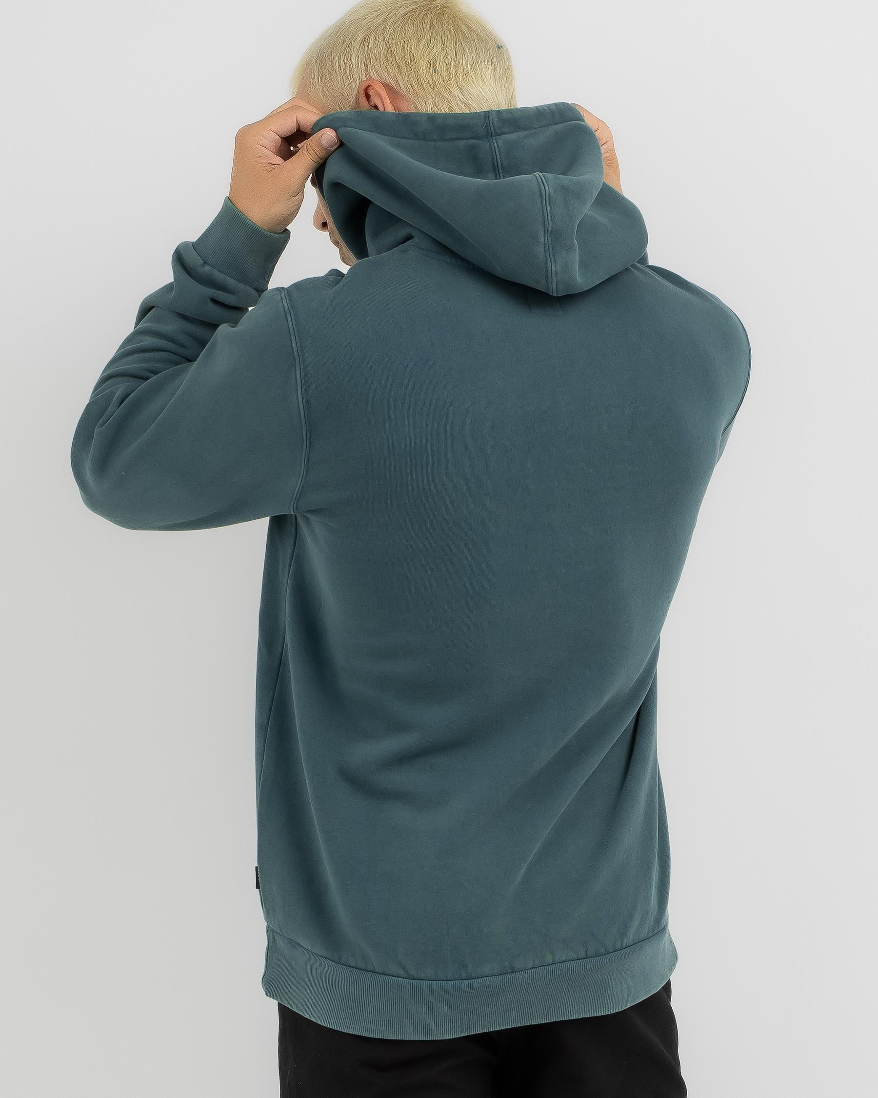 Shop RVCA Mini Flipped Hoodie In Atlantic - Fast Shipping & Easy ...
