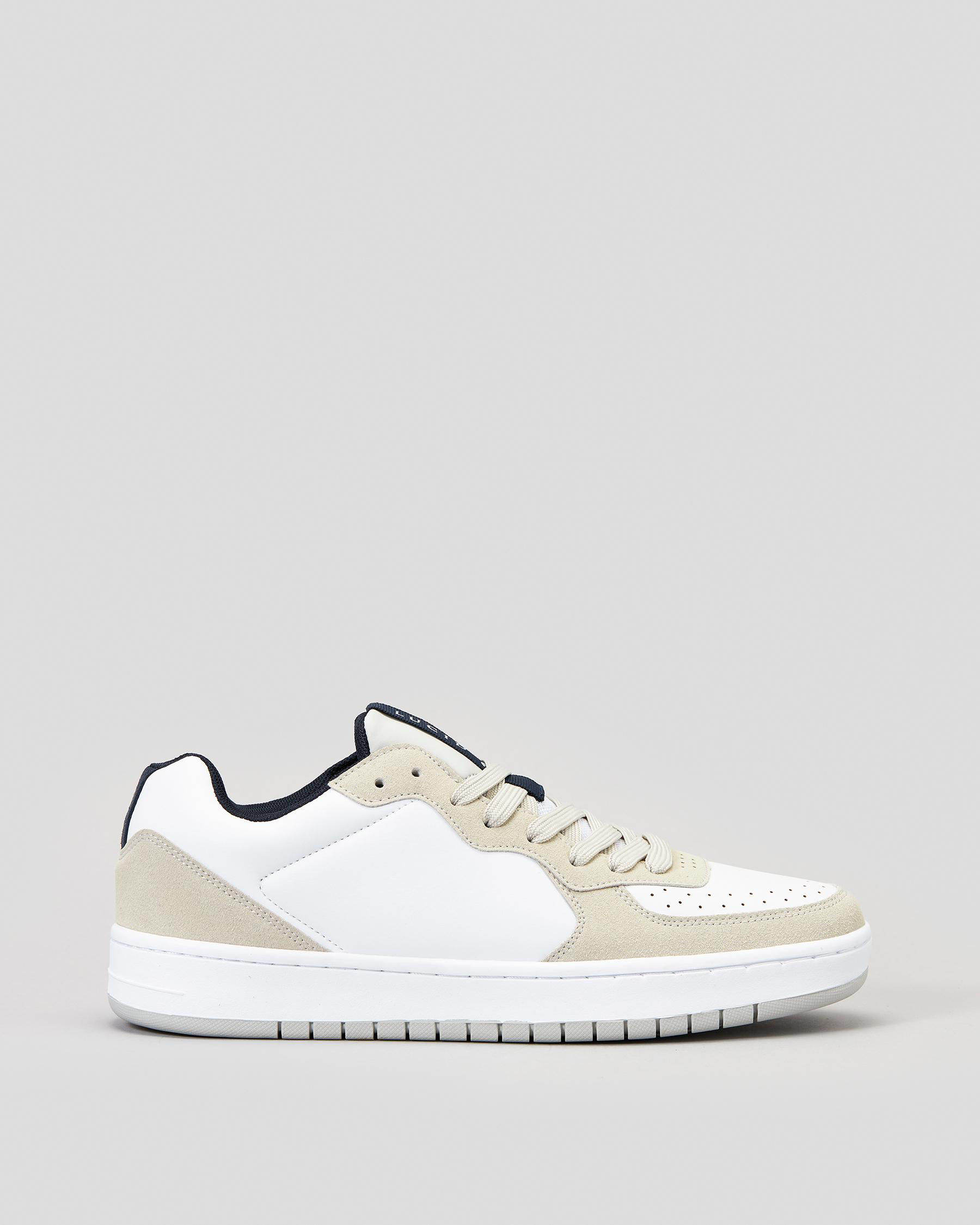 Shop Lucid Alpha Shoes In White/grey/navy - Fast Shipping & Easy ...