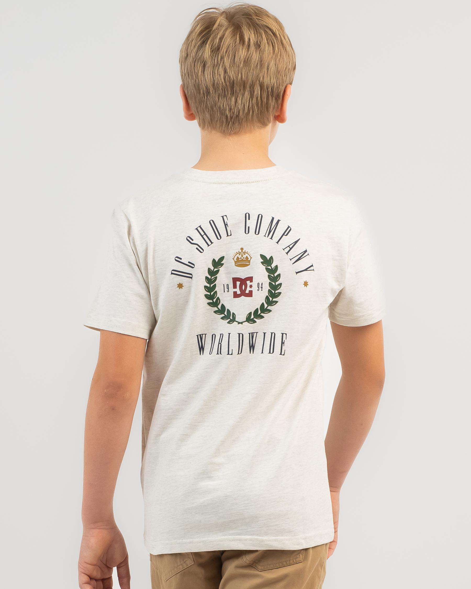Shop Element Boys' Hills T-Shirt In Snow Heather - Fast Shipping & Easy ...