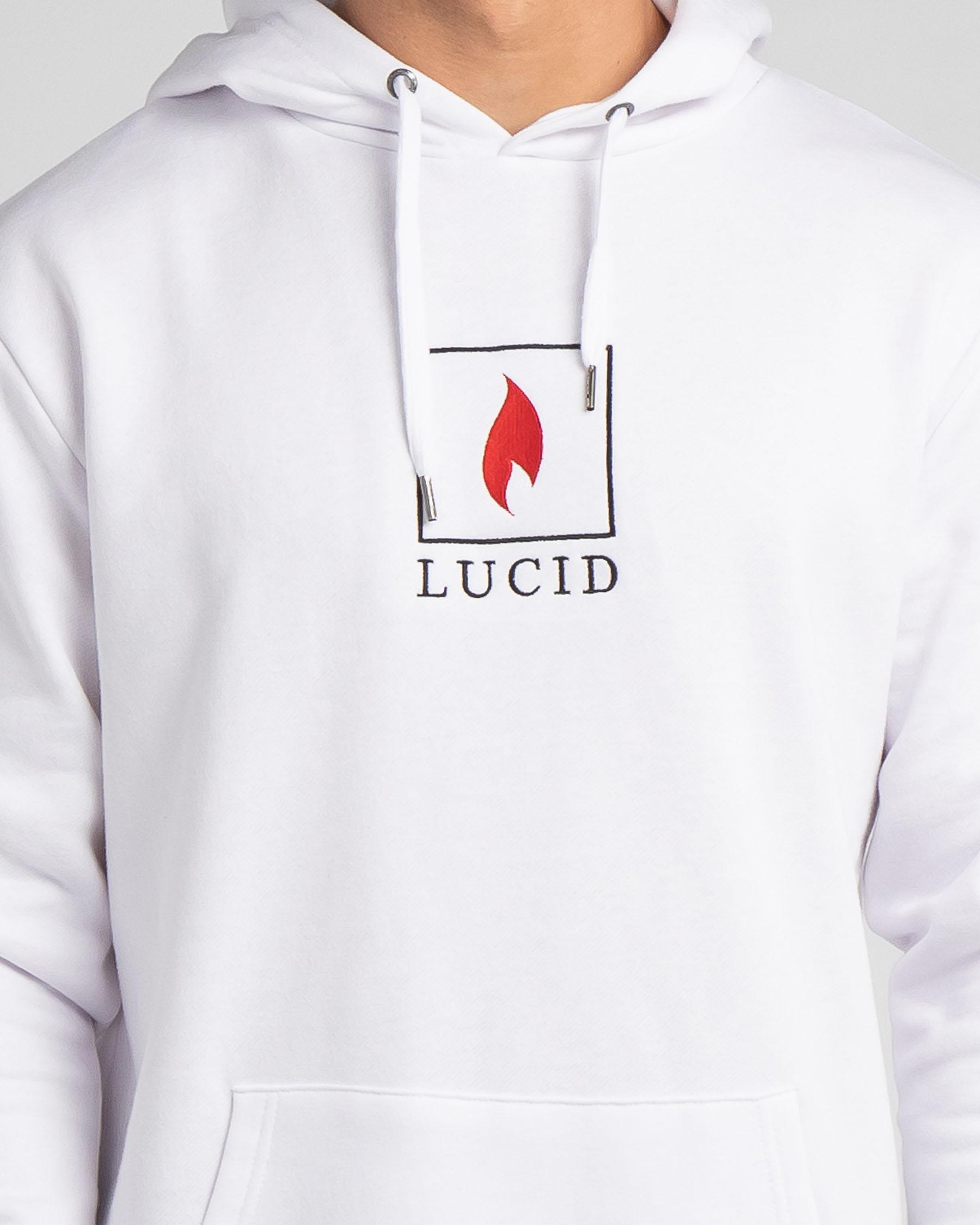 Shop Lucid Flame Hoodie In White - Fast Shipping & Easy Returns - City ...