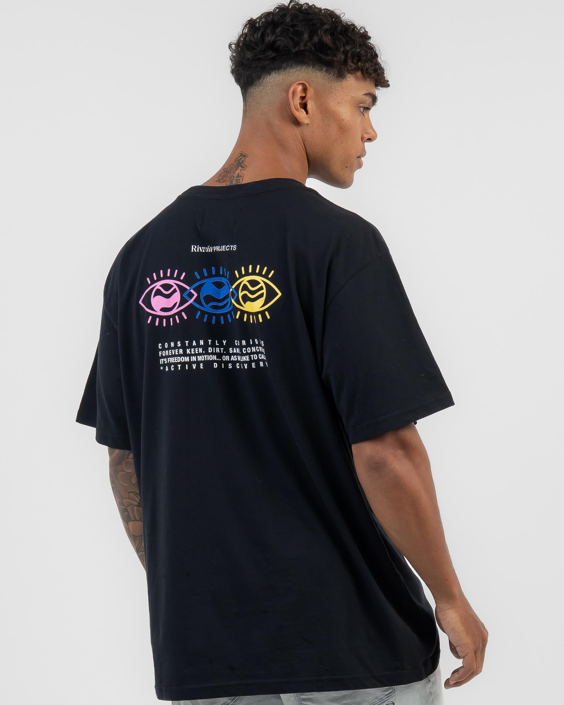 Shop Rivvia Perception T-Shirt In Black - Fast Shipping & Easy Returns ...
