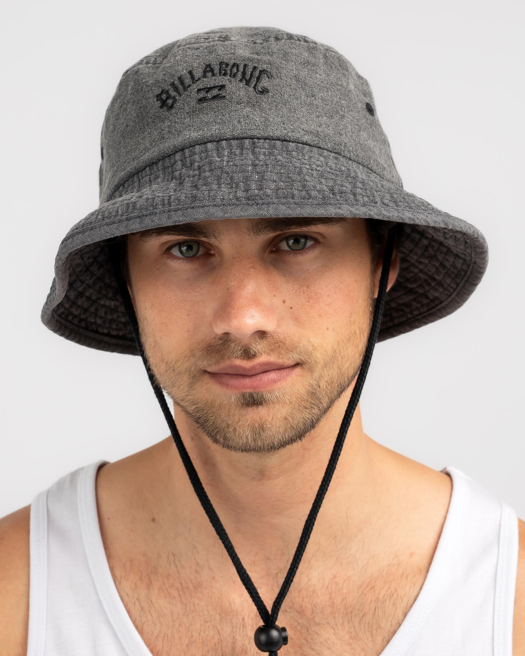 Billabong Peyote Washed Bucket Hat In Washed Black - Fast Shipping ...