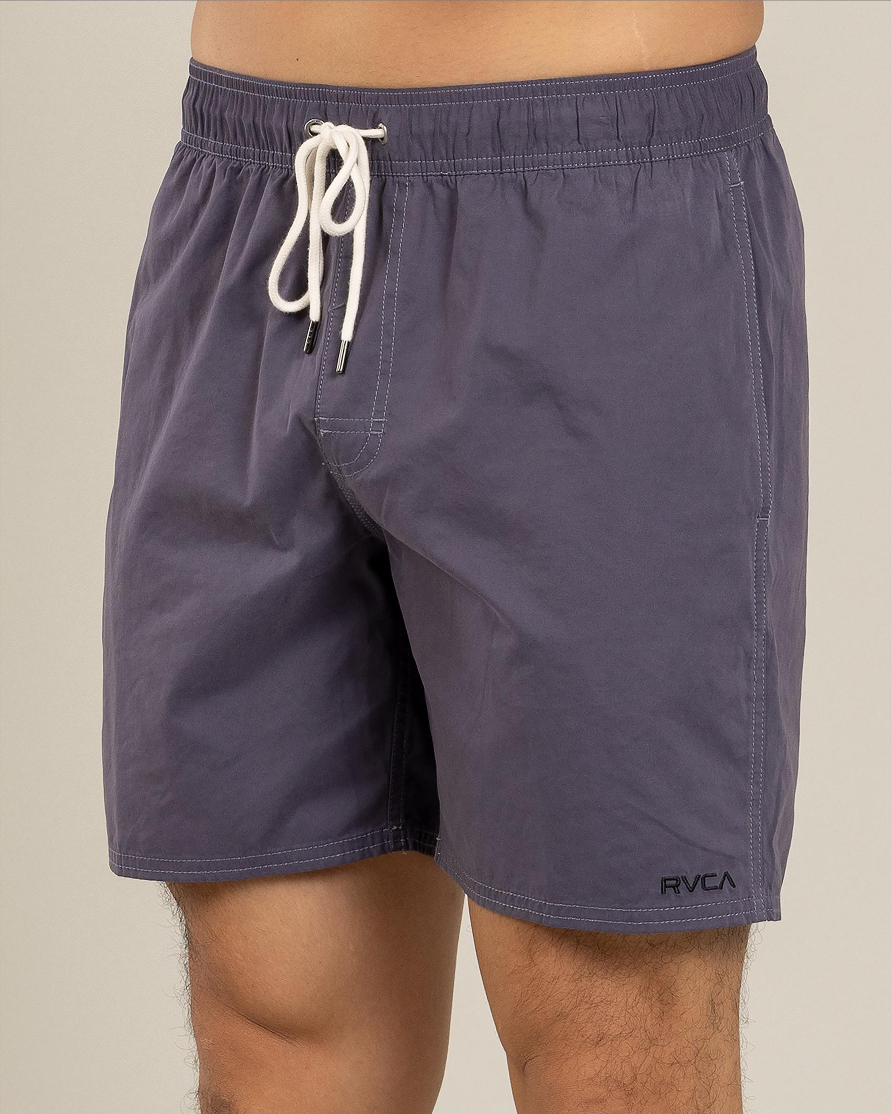 Shop RVCA Opposites Elastic 2 Shorts In Timber - Fast Shipping & Easy ...