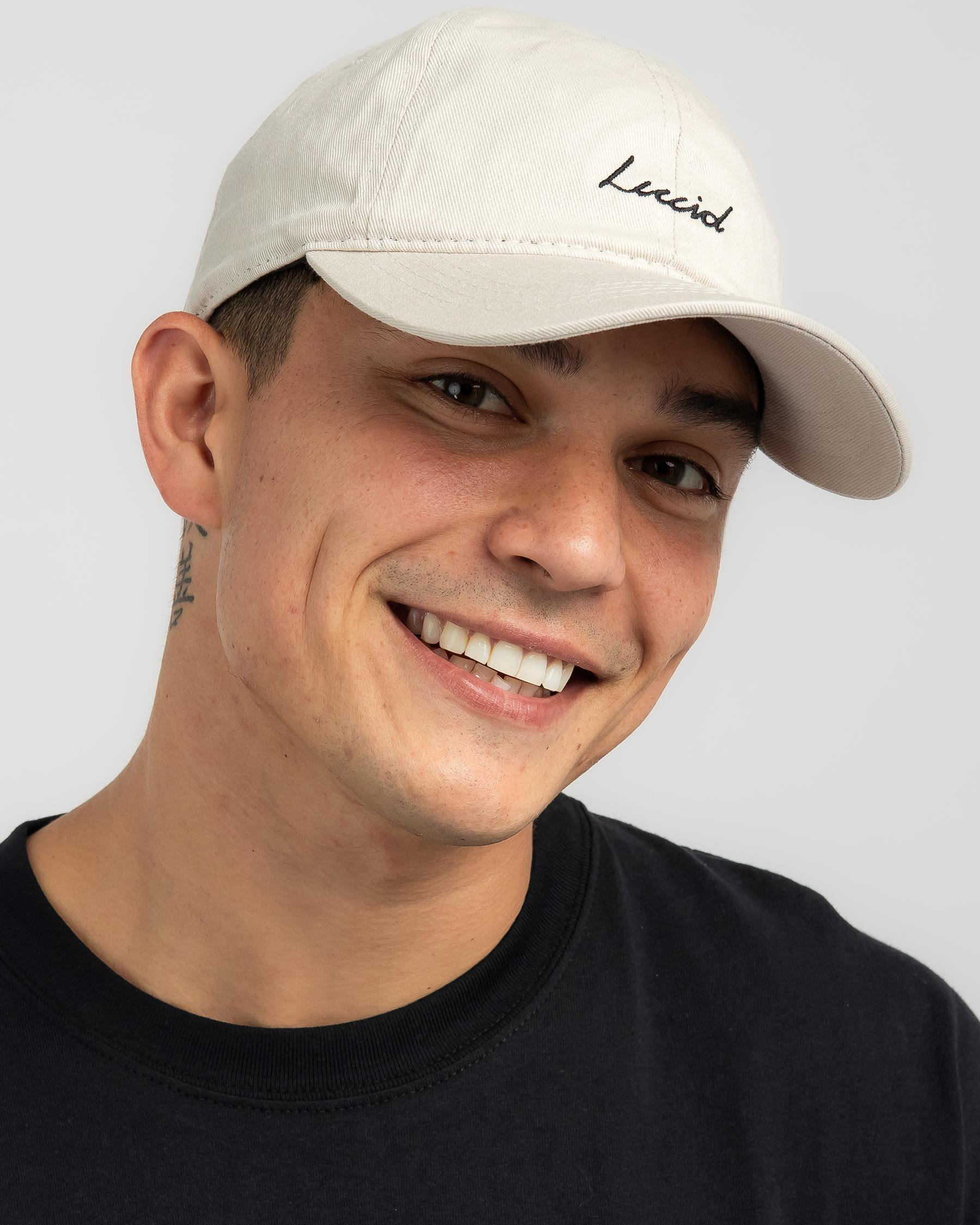 Shop Lucid Turmoil Relaxed Cap In Stone - Fast Shipping & Easy Returns ...