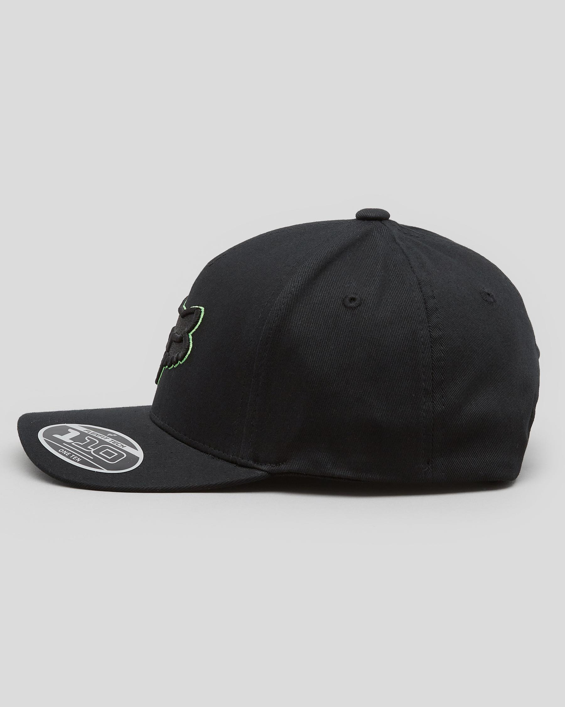 Shop Fox Boys' Epicycle 110 Snapback Cap In Black/ Green - Fast ...