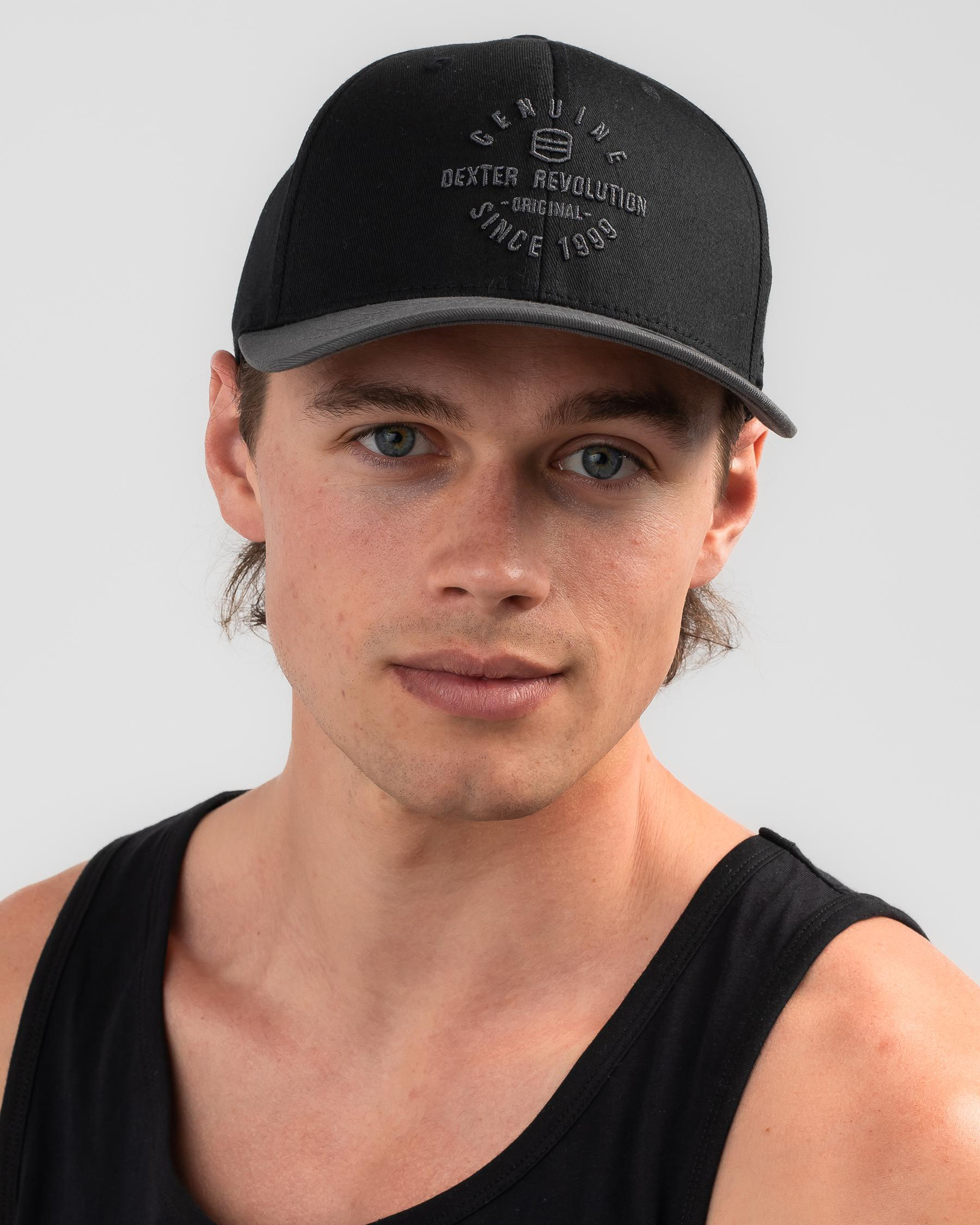 Shop Dexter Genuine Flexfit Cap In Black - Fast Shipping & Easy Returns ...
