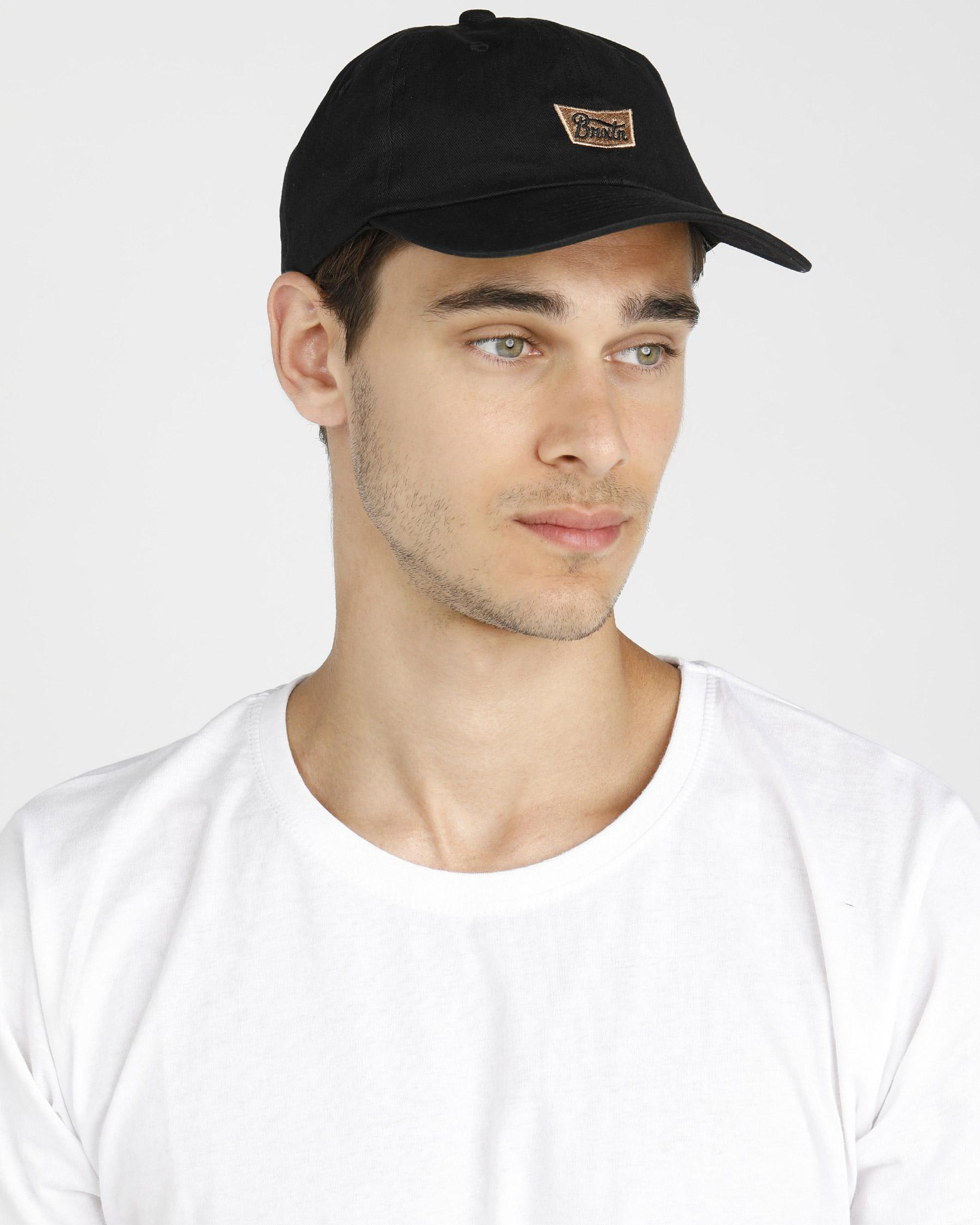 Shop Brixton Stith LP Cap In Black - Fast Shipping & Easy Returns ...