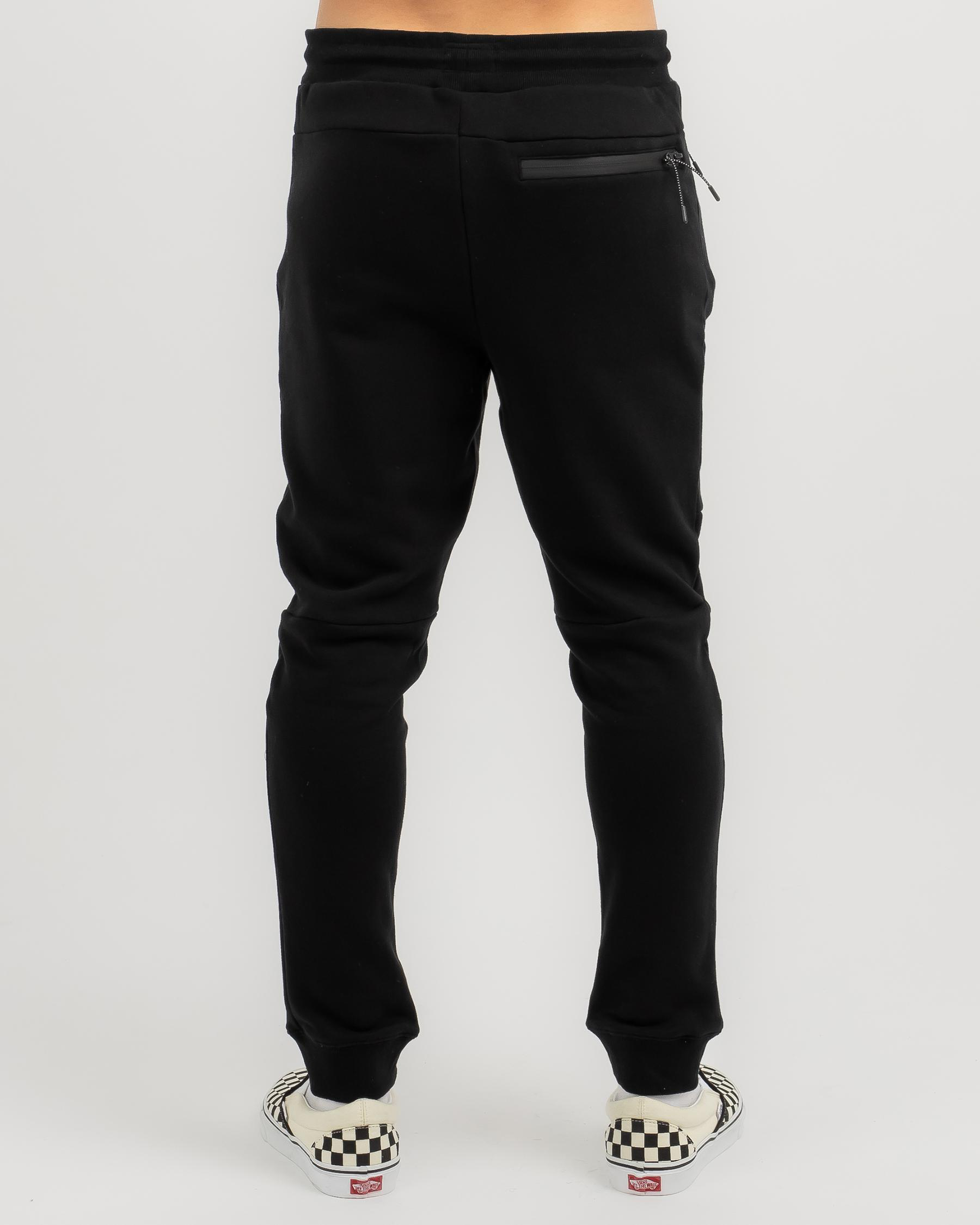 Shop Jacks Reality Track Pants In Black - Fast Shipping & Easy Returns ...