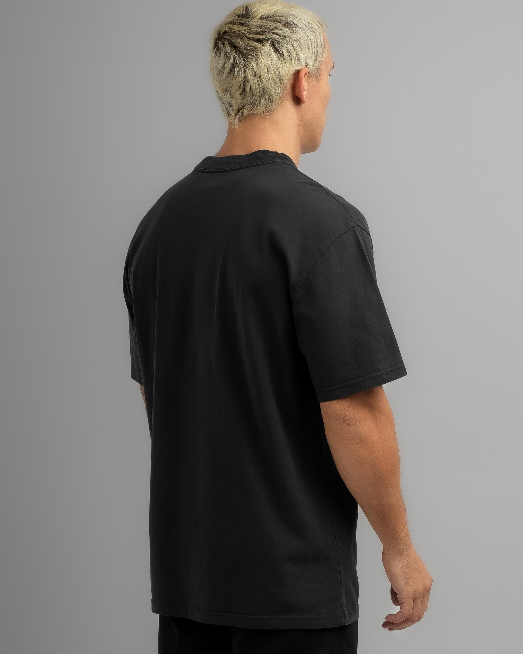 Shop AS Colour Heavy Faded T-Shirt In Faded Coal - Fast Shipping & Easy ...