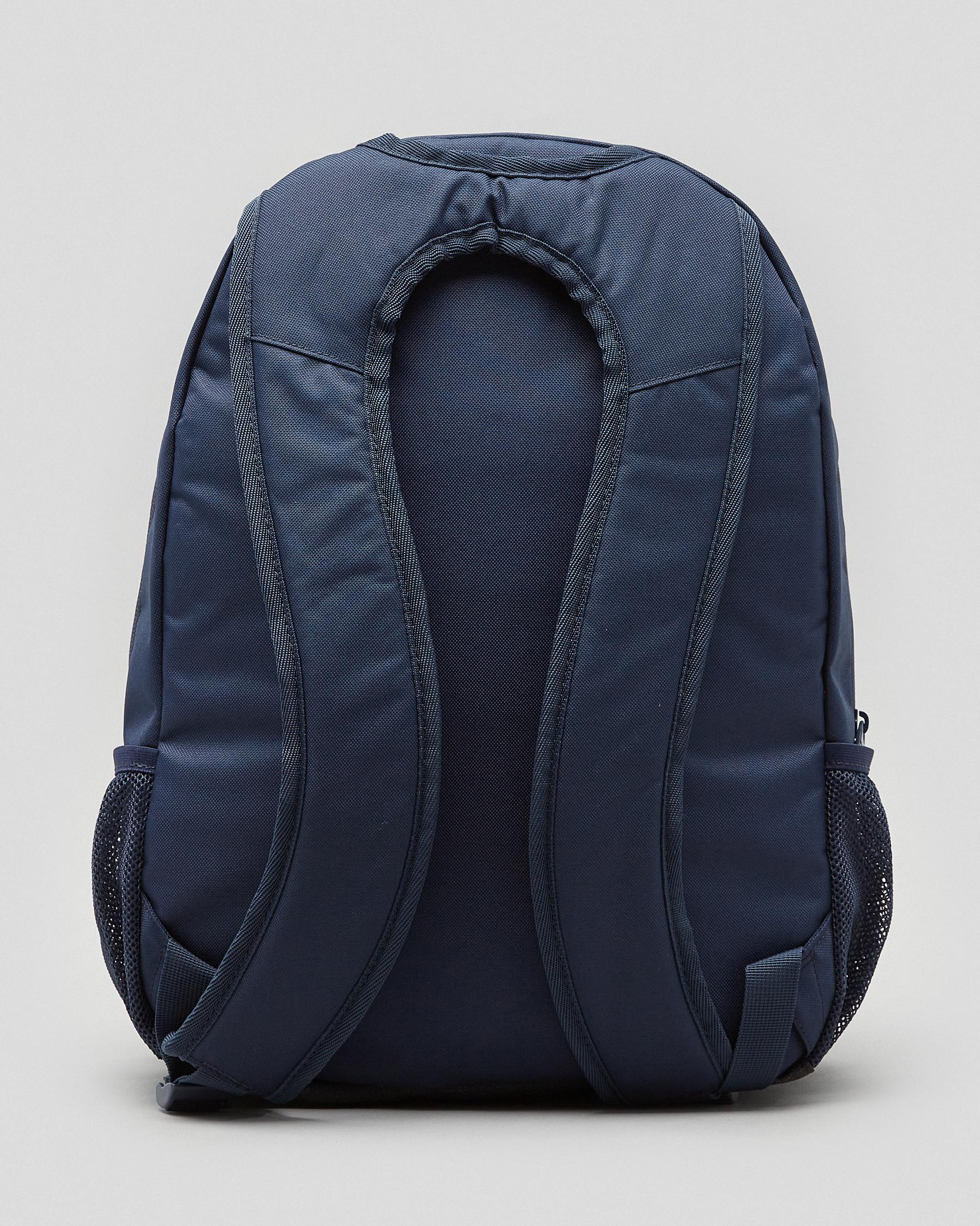 Shop Roxy Shadow Swell Solid Logo Backpack In Mood Indigo - Fast ...