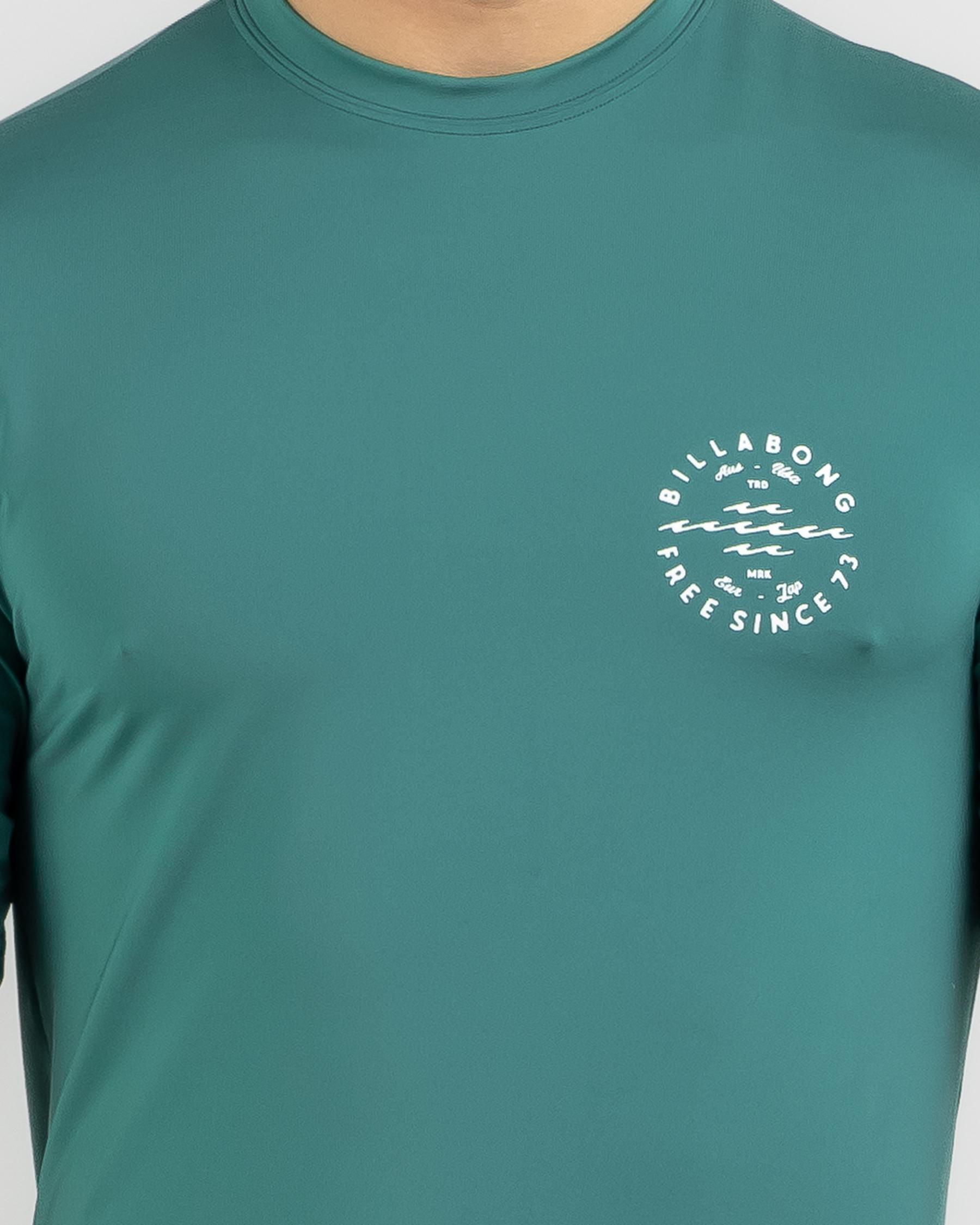 Shop Billabong Big Wave Daz Rash Vest In Pacific - Fast Shipping & Easy ...