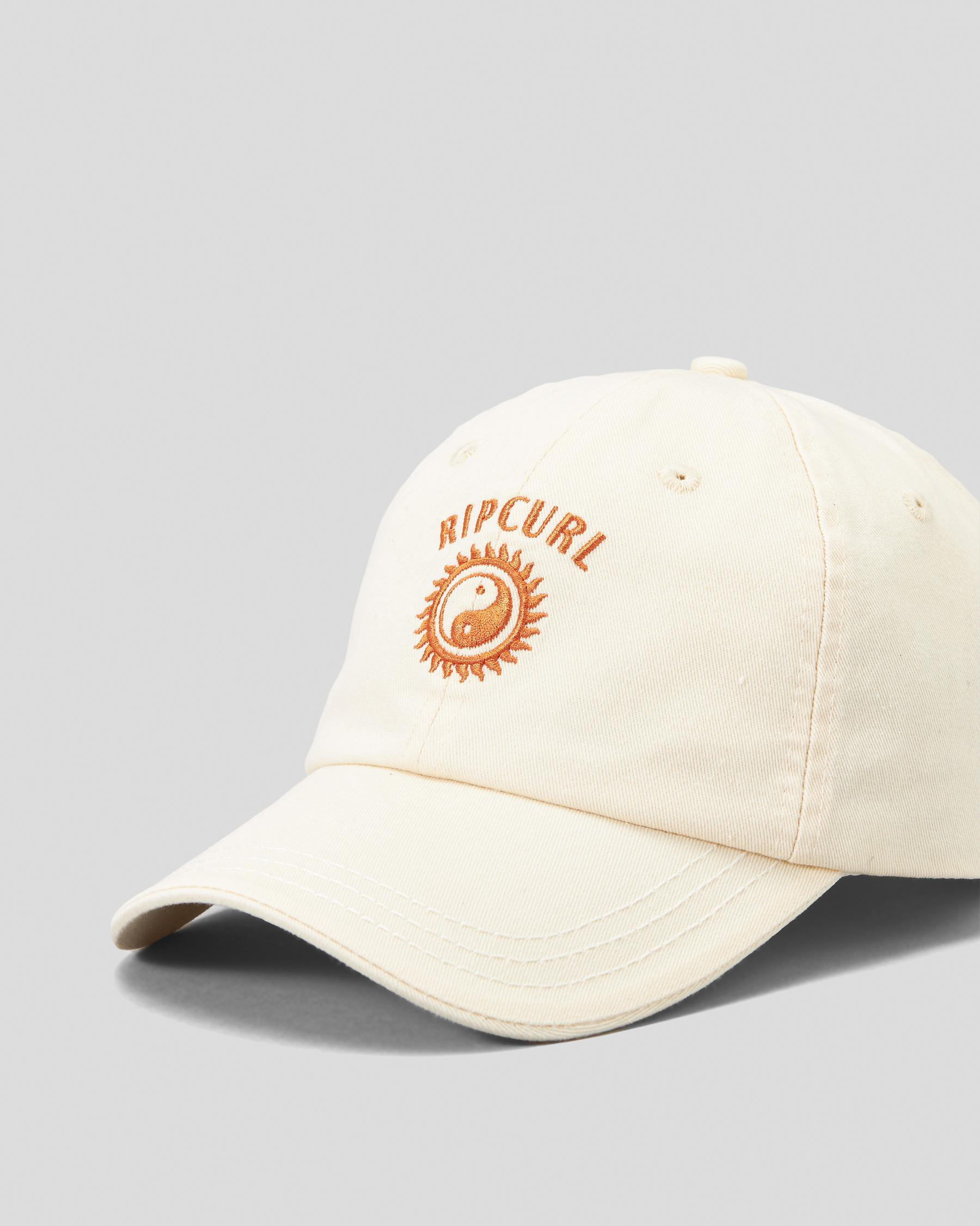 Shop Rip Curl Celestial Sun 6 Panel Cap In Off White - Fast Shipping ...