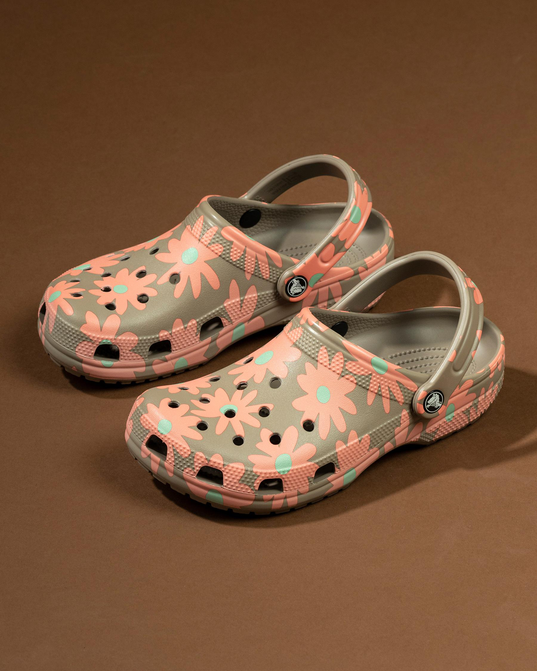 Crocs Classic Retro Resort Clogs In Mushroom/multi - Fast Shipping ...
