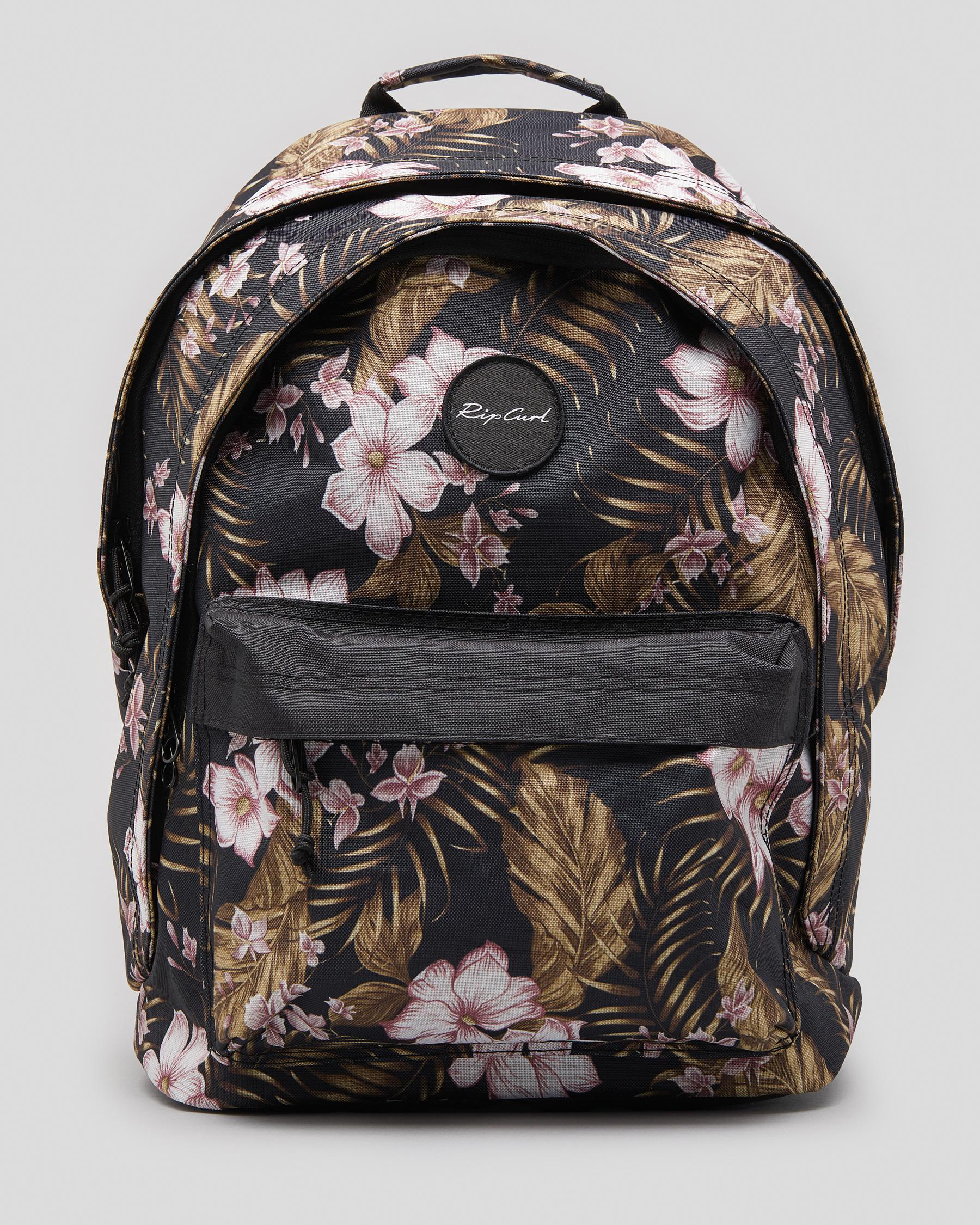 Rip Curl Double Dome Backpack In Black - FREE* Shipping & Easy Returns ...