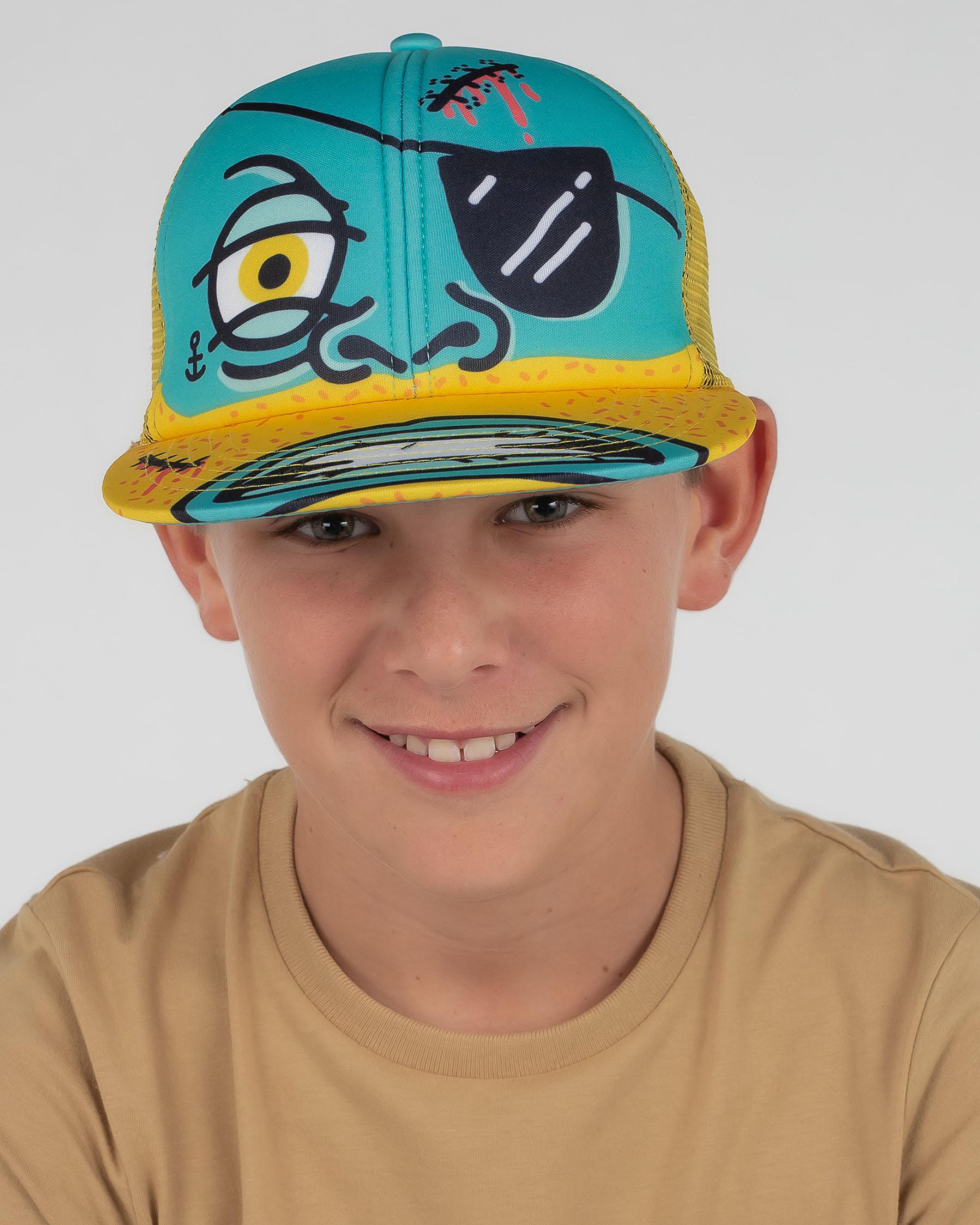 Shop Rusty Toddlers' Seven Seas Trucker Cap In Caribbean - Fast ...