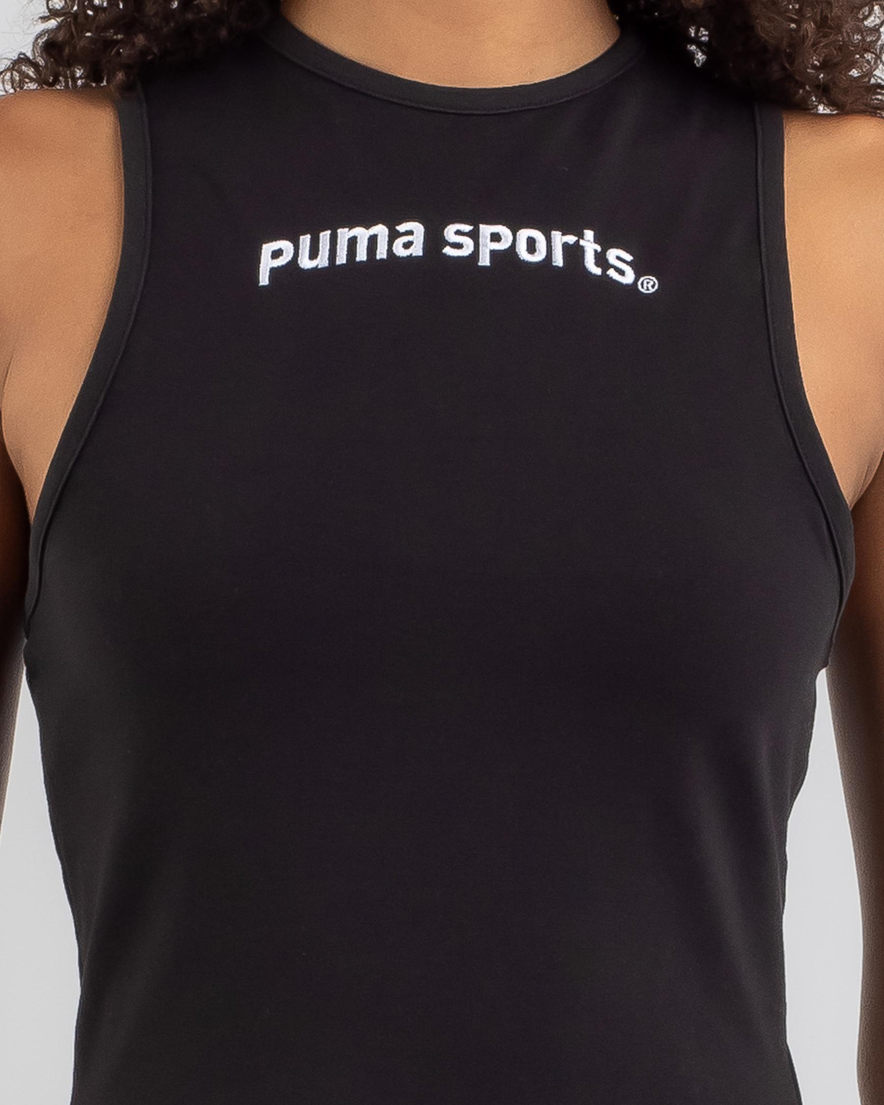 Shop Puma Team Tank Top In Puma Black - Fast Shipping & Easy Returns ...