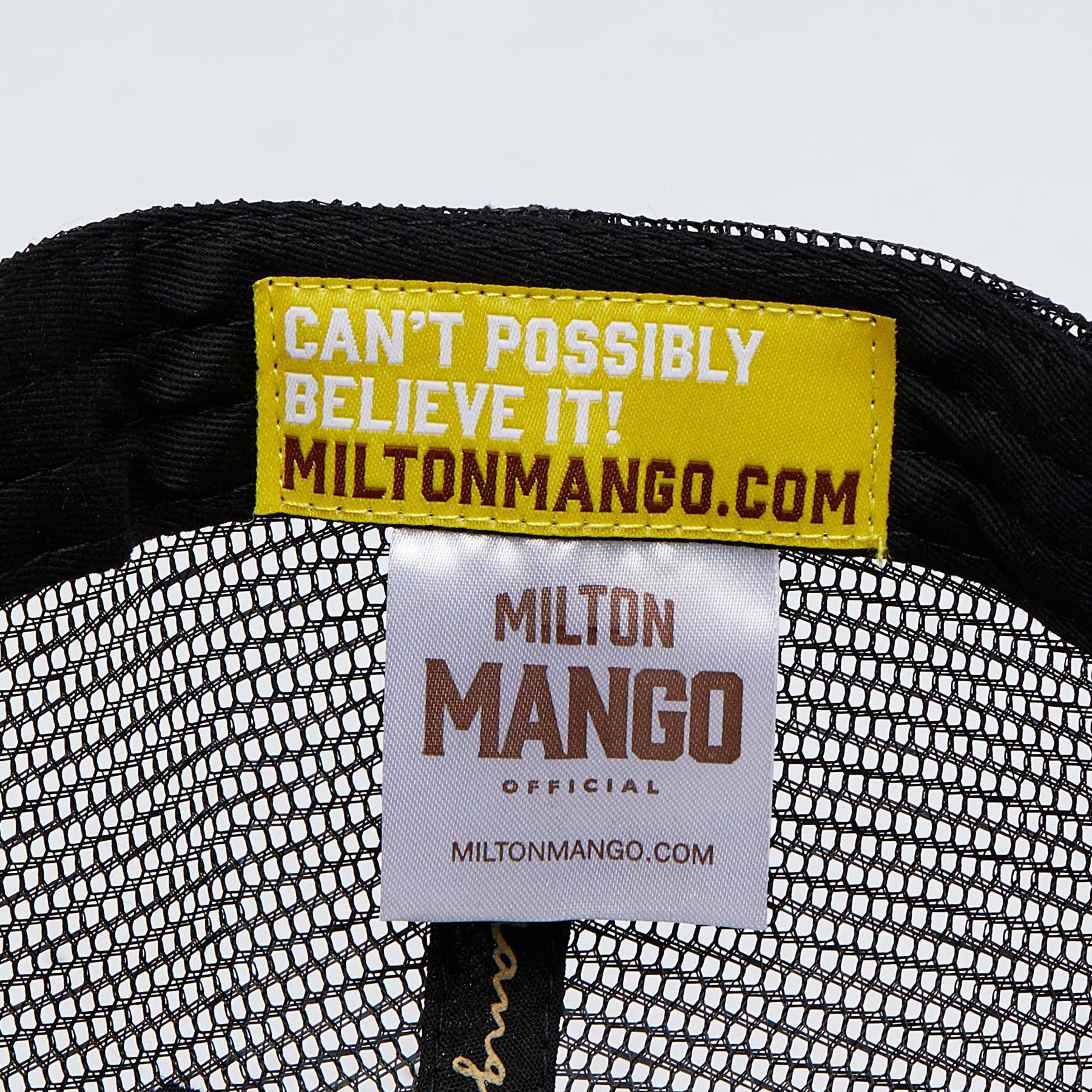 Shop Milton Mango Trucker Cap In Black - Fast Shipping & Easy Returns ...