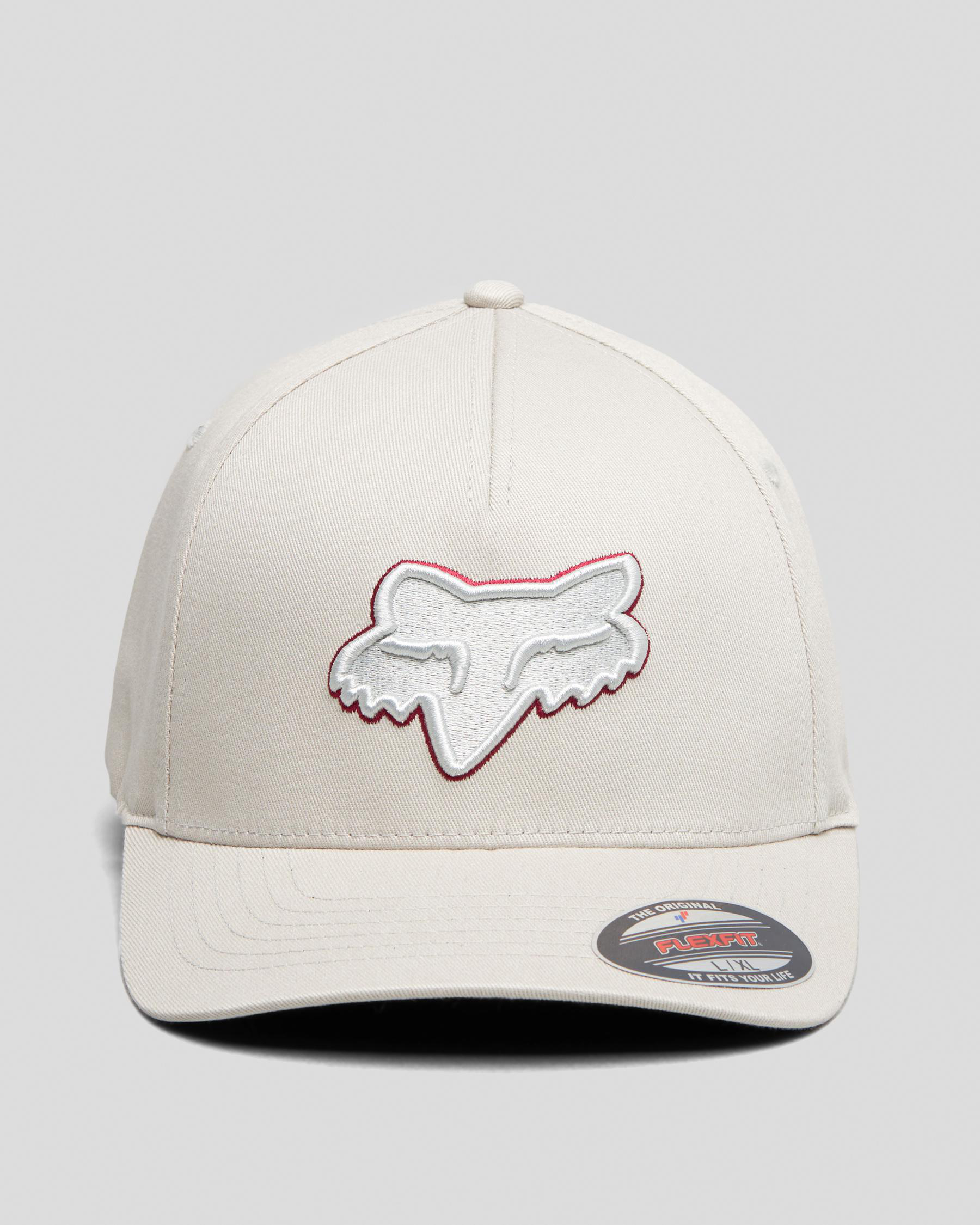 Shop Fox Epicycle Flexfit 2.0 Cap In Vintage White - Fast Shipping ...