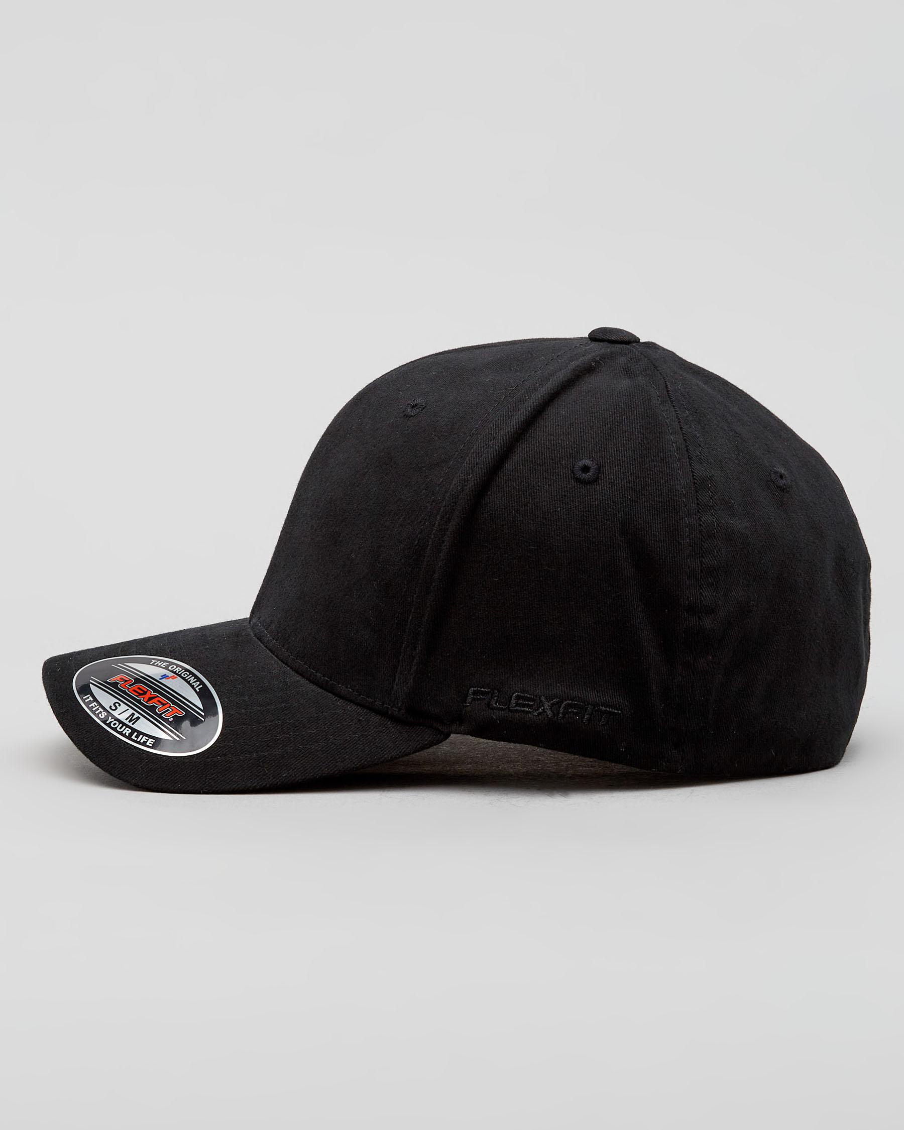 Flexfit Worn By The World Cap In Black - FREE* Shipping & Easy Returns ...