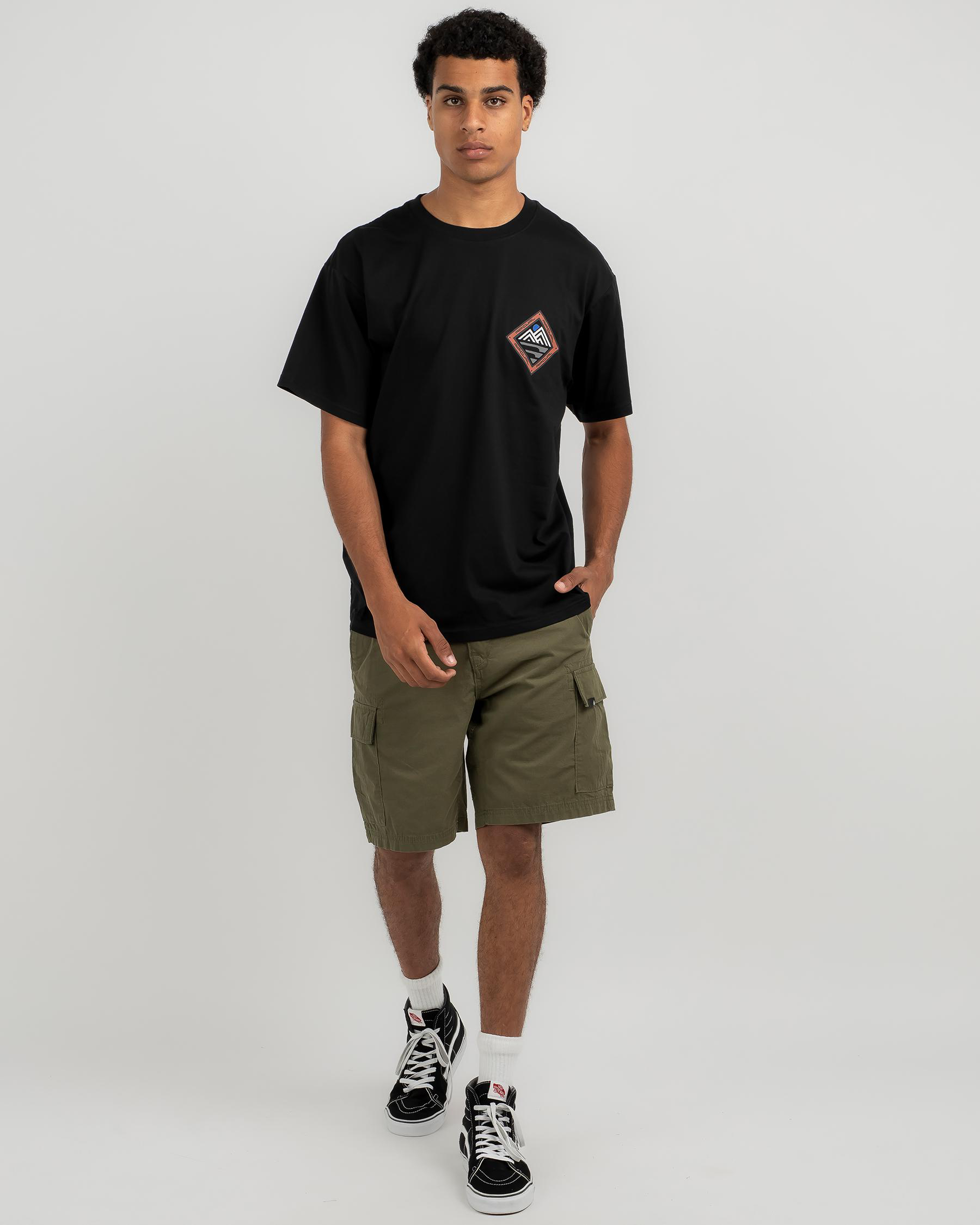 Shop Rip Curl Vaporcool Journeys Peak T-Shirt In Black - Fast Shipping & Easy Returns - City ...