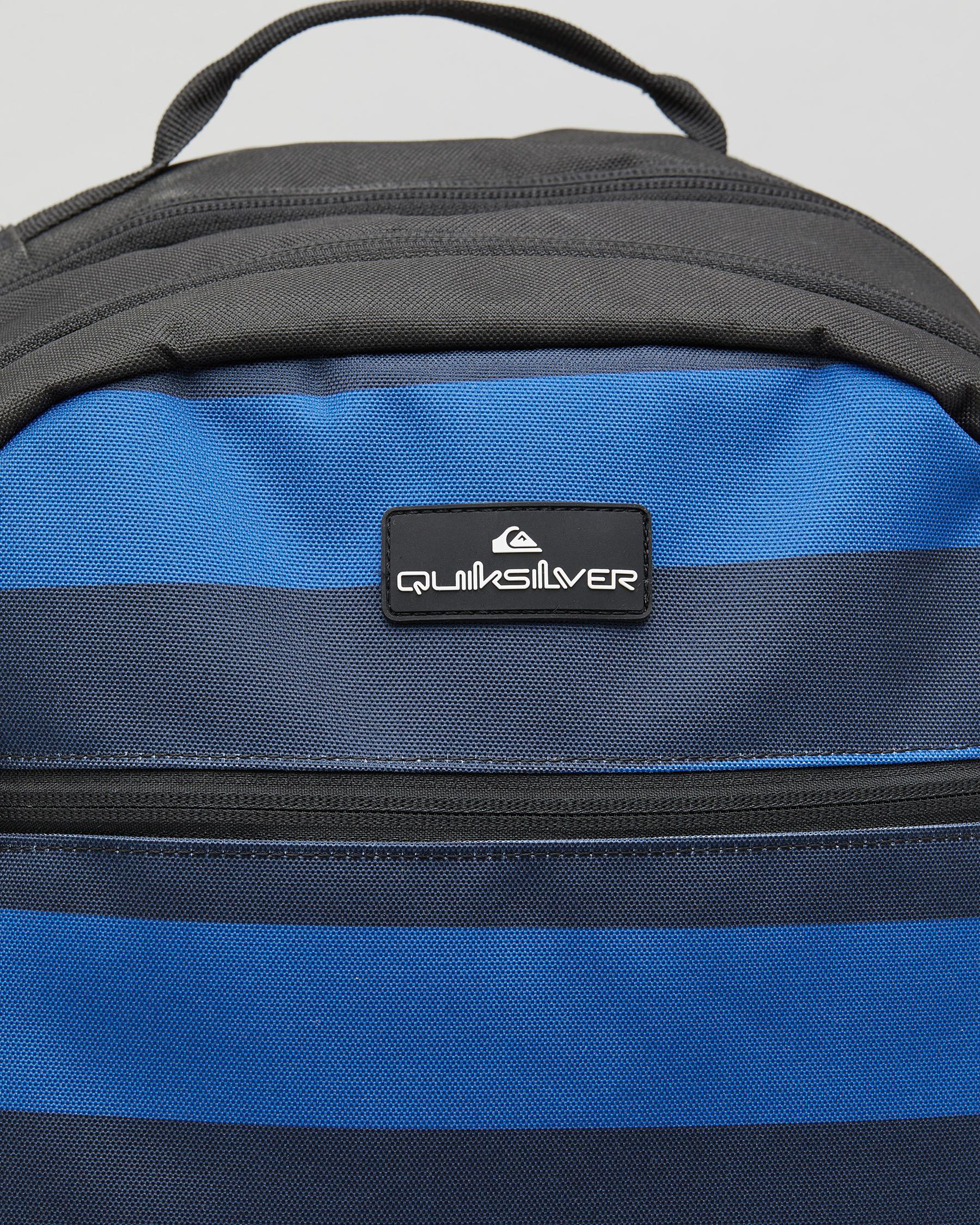 Shop Quiksilver Schoolie Backpack In Classic Blue - Fast Shipping ...