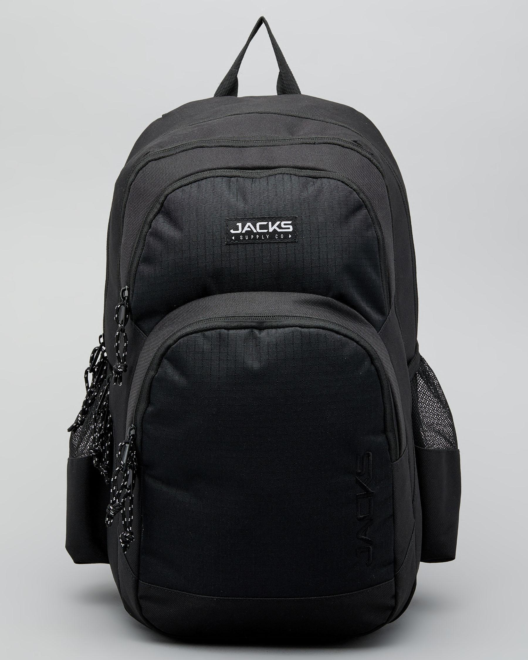 Shop Jacks Conclude Backpack In Black - Fast Shipping & Easy Returns ...