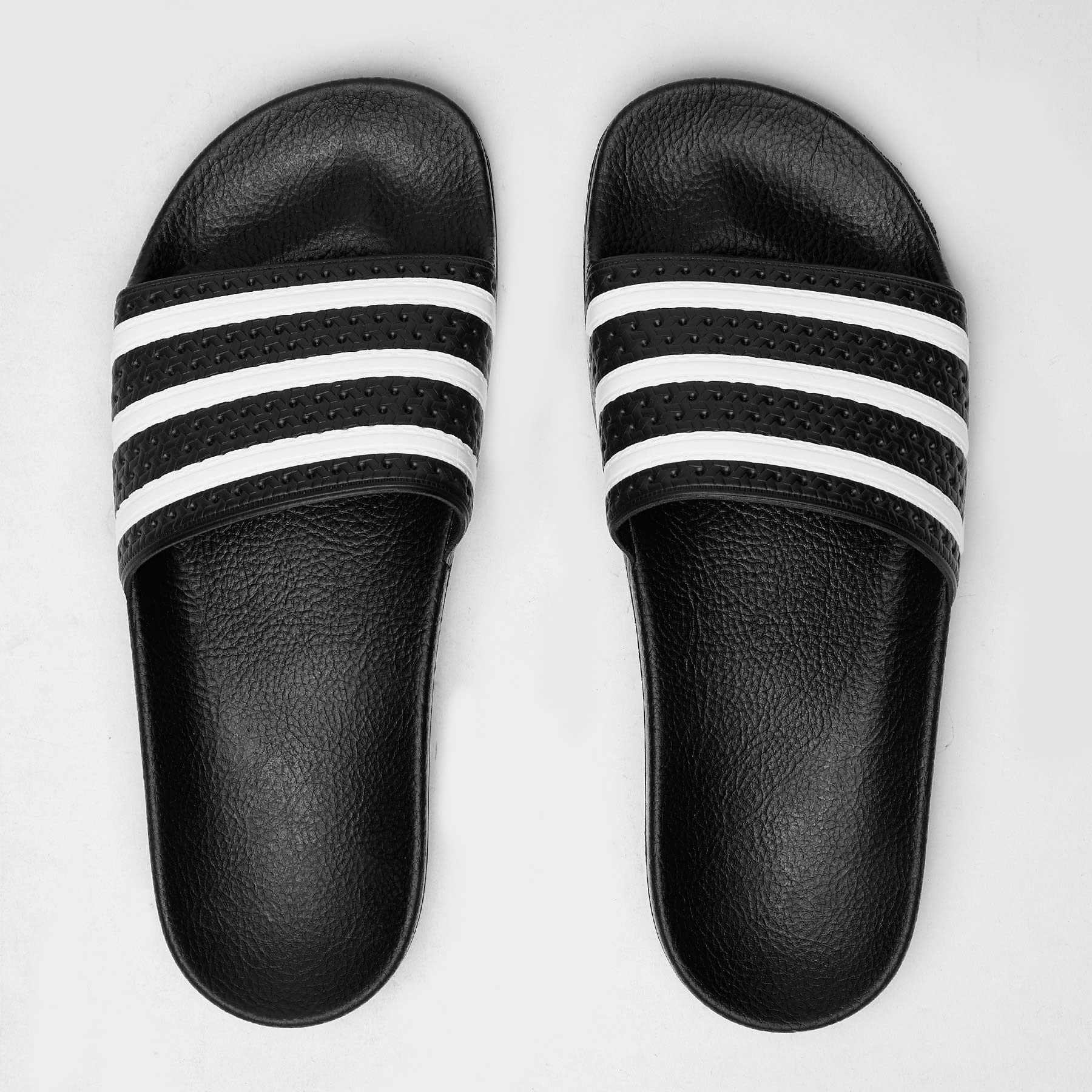 Shop adidas Womens' Adilette Slide Sandals In Black - Fast Shipping ...