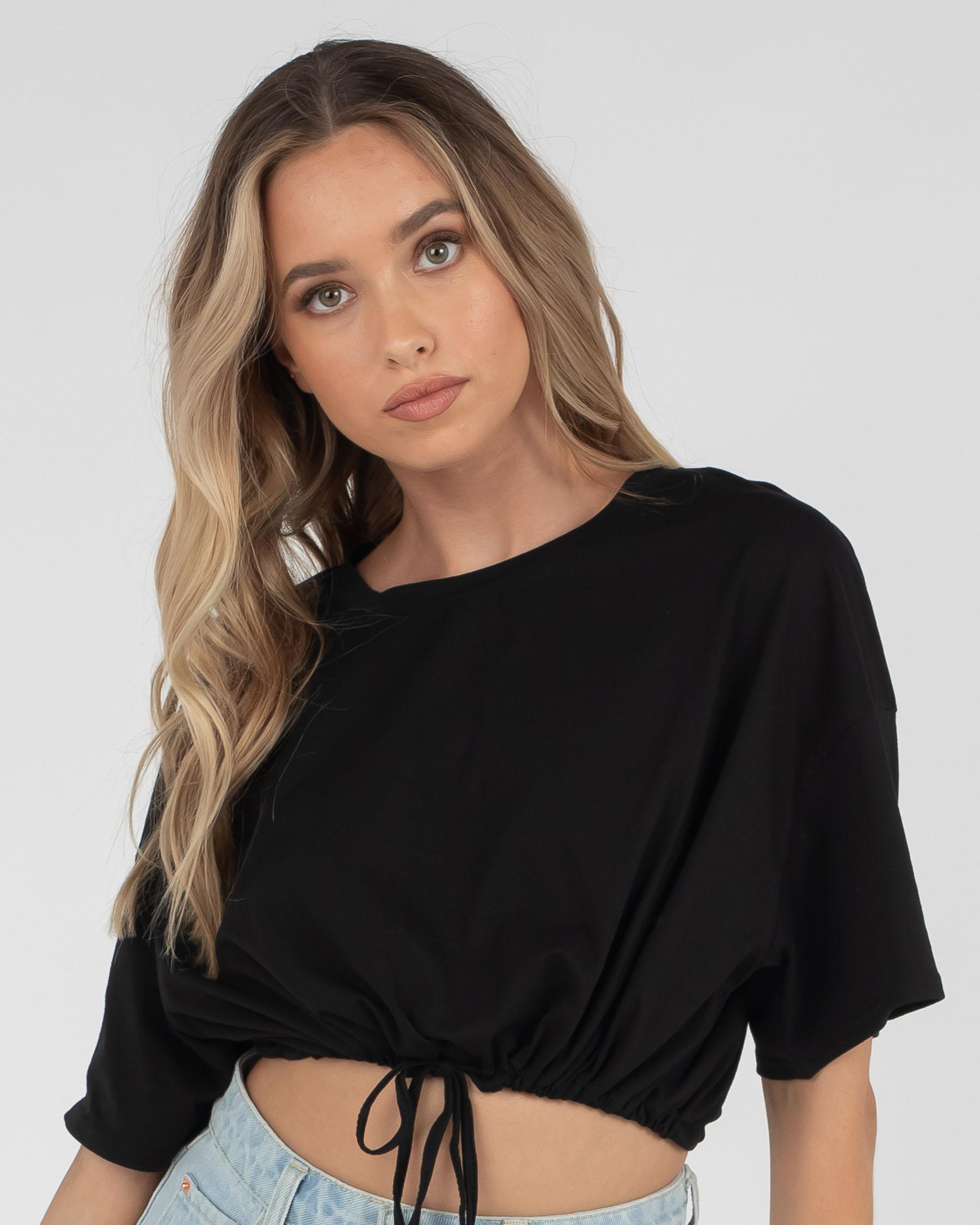 Shop Ava And Ever Casey Top In Black - Fast Shipping & Easy Returns ...