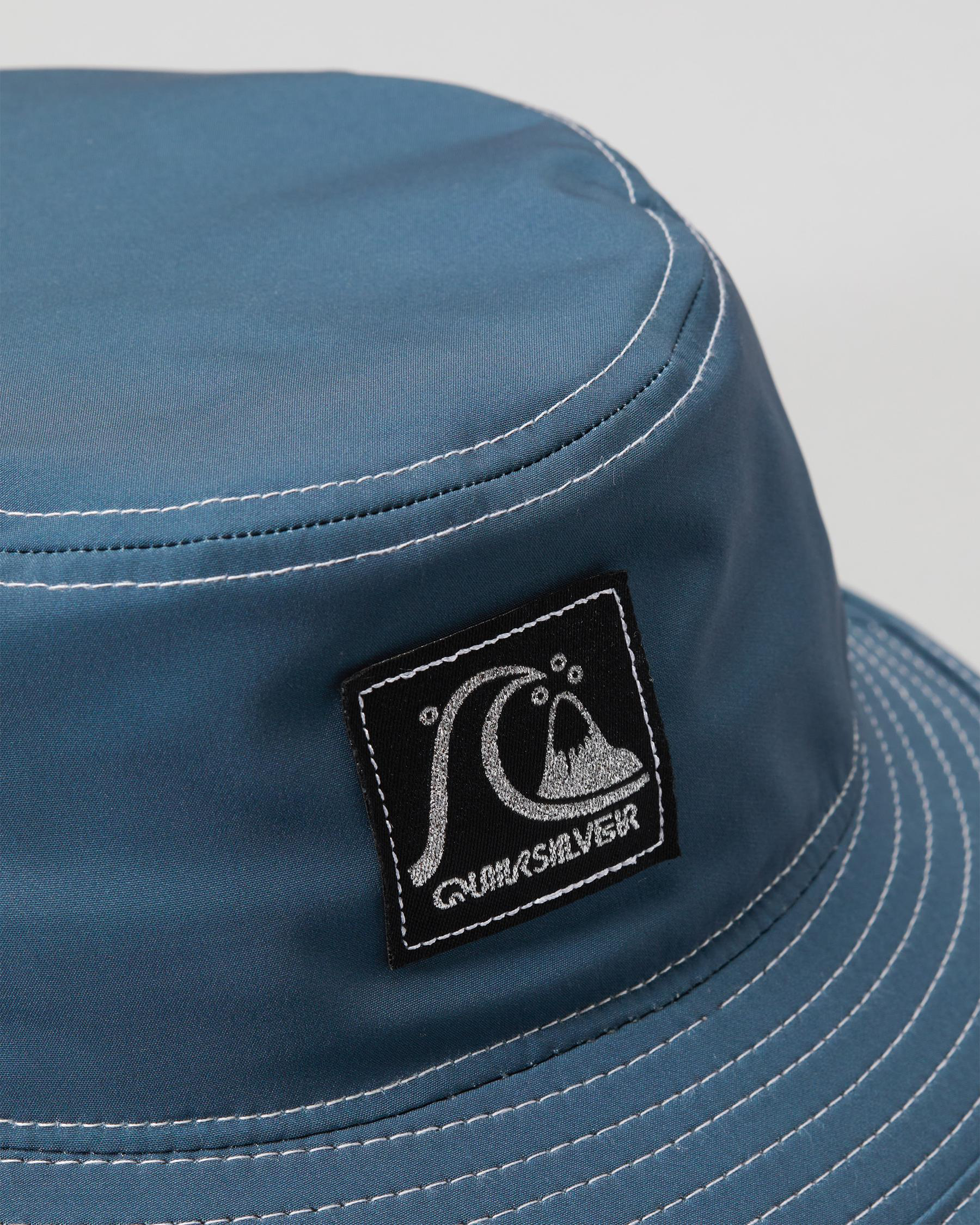 Shop Quiksilver Original Boonie Hat In Dark Slate - Fast Shipping ...