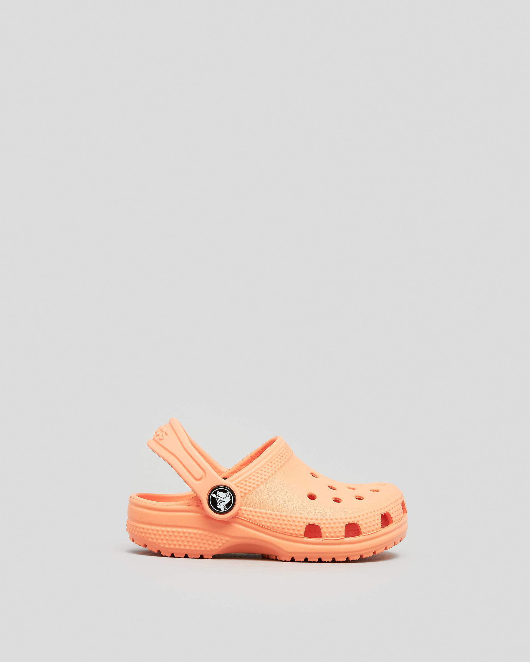 Shop Crocs Toddlers' Classic Clog Sandals In Papaya - Fast Shipping ...