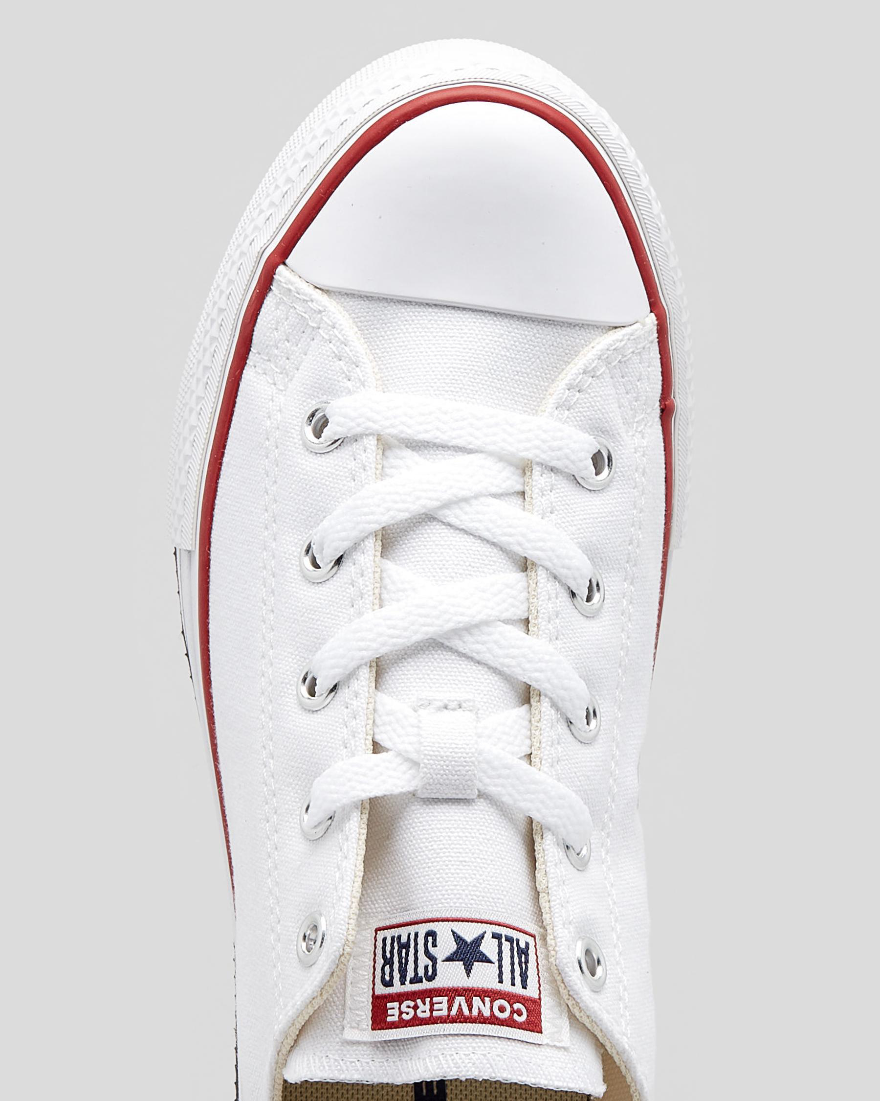 Shop Converse Girls' Platform Lo-Top Shoes In White/garnet/midnight ...