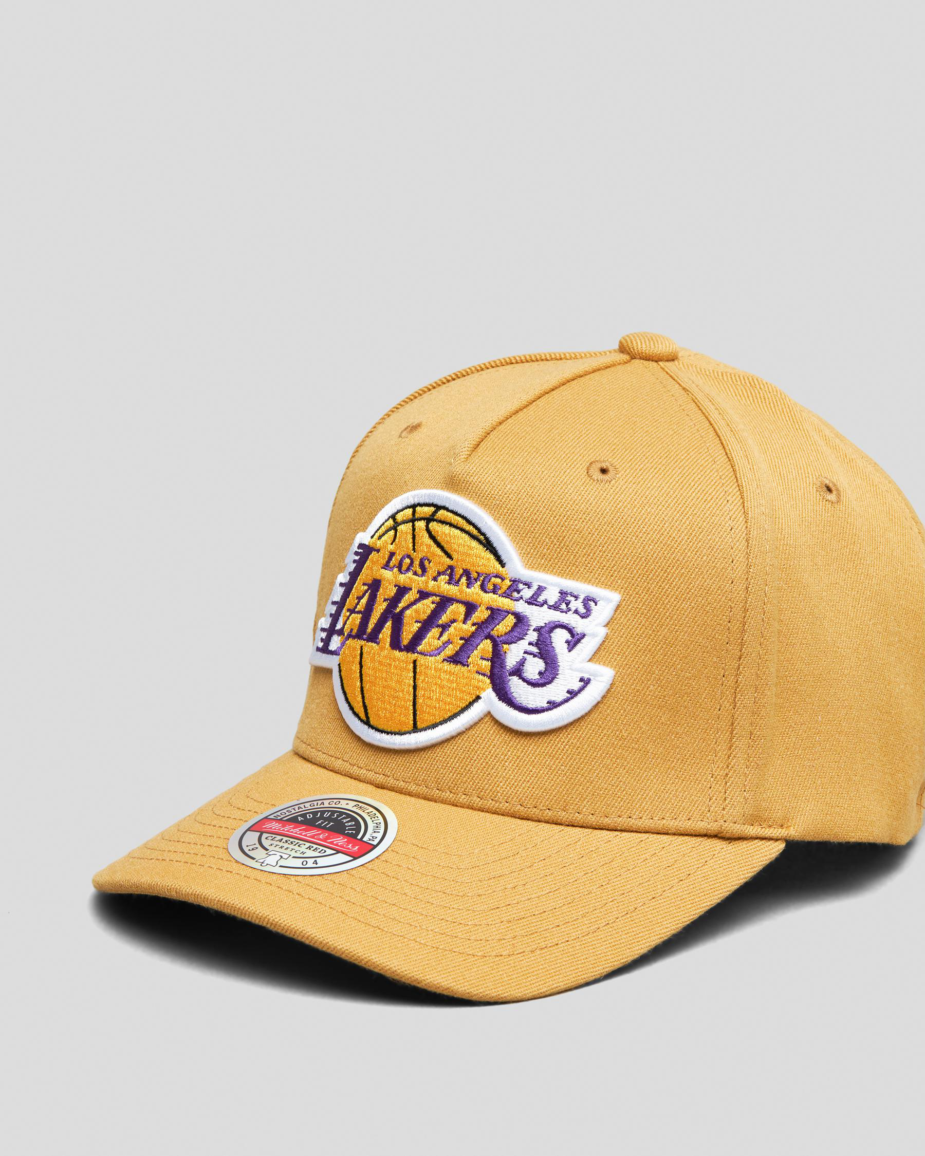 Shop Mitchell & Ness Los Angeles Lakers Classic Line Pinch Panel ...