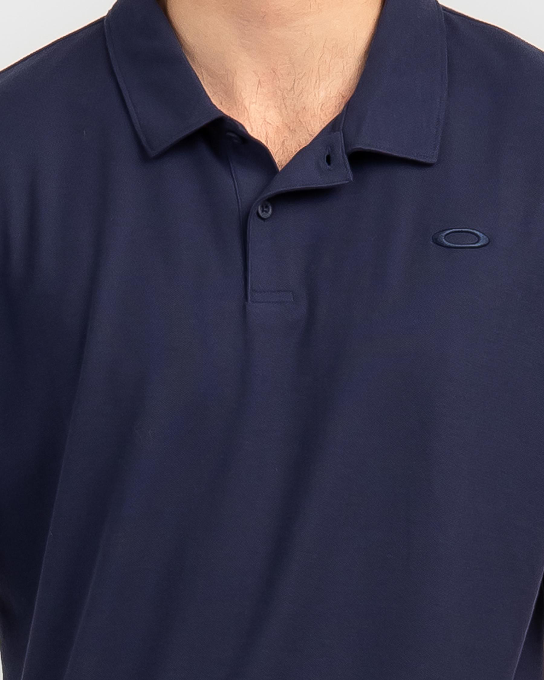 Shop Oakley Relax Urban Polo Shirt In Fathom - Fast Shipping & Easy ...