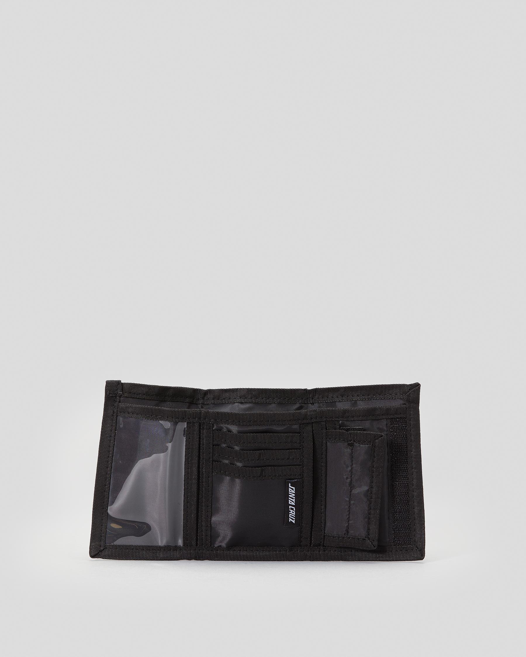 Shop Santa Cruz SC Arch Tri-fold Wallet In Teal - Fast Shipping & Easy ...