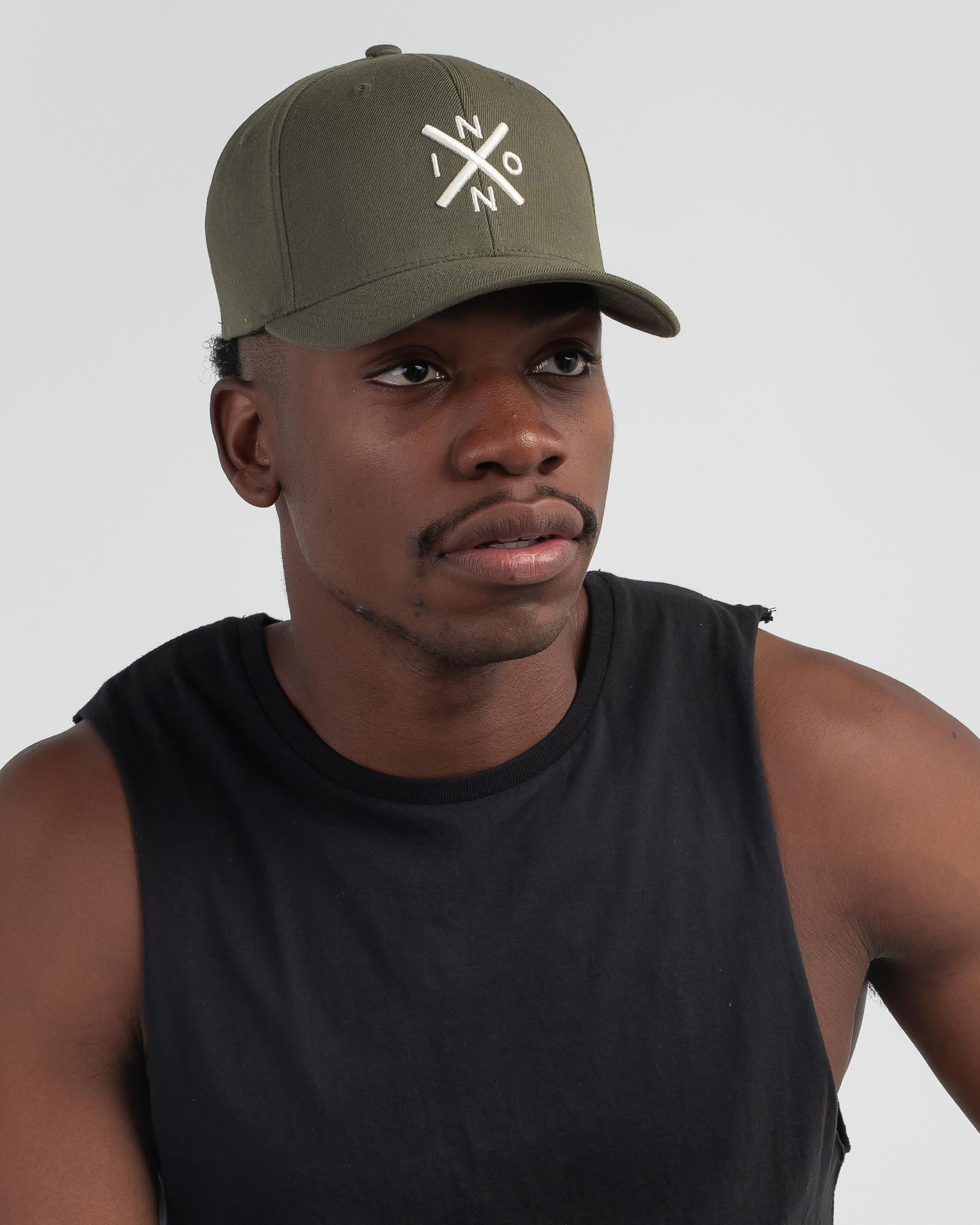 Shop Nixon Exchange Flexfit Cap In Olive/ Taupe - Fast Shipping & Easy ...
