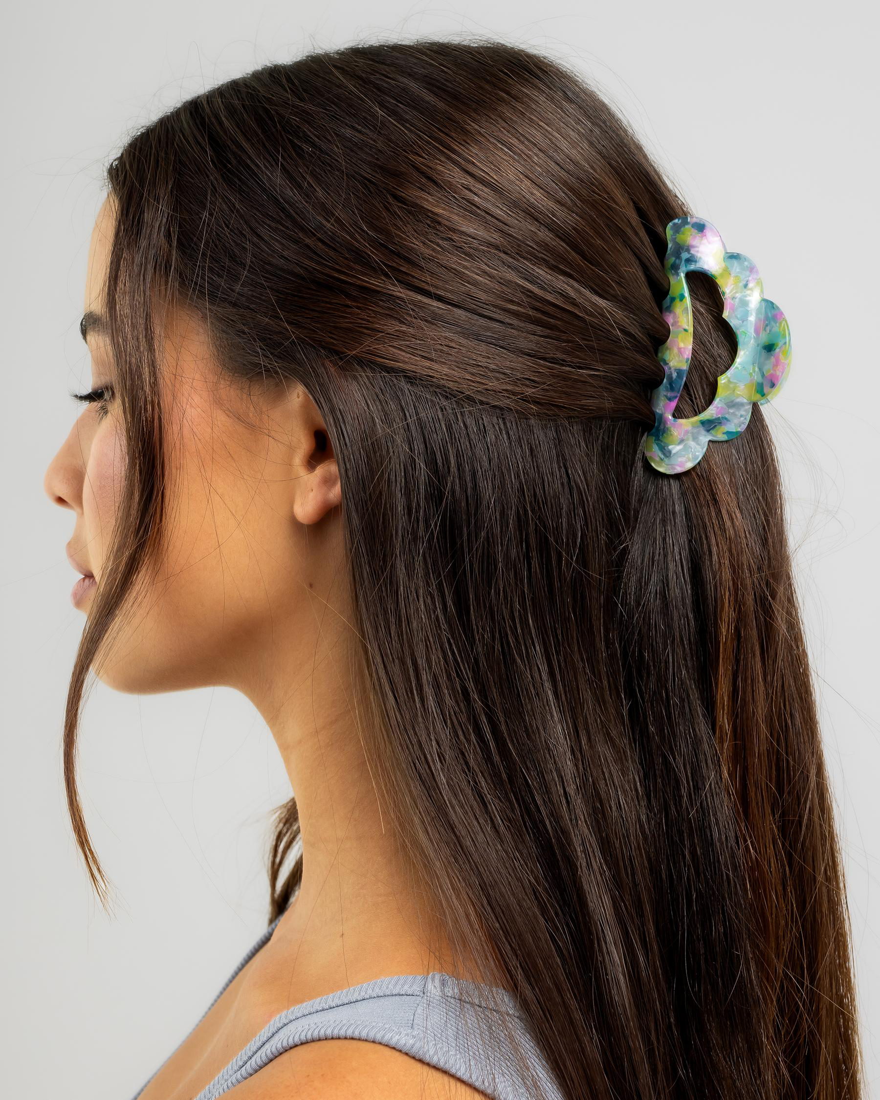 Shop Karyn In LA Cloud Nine Hair Claw Clip In Multi - Fast Shipping ...