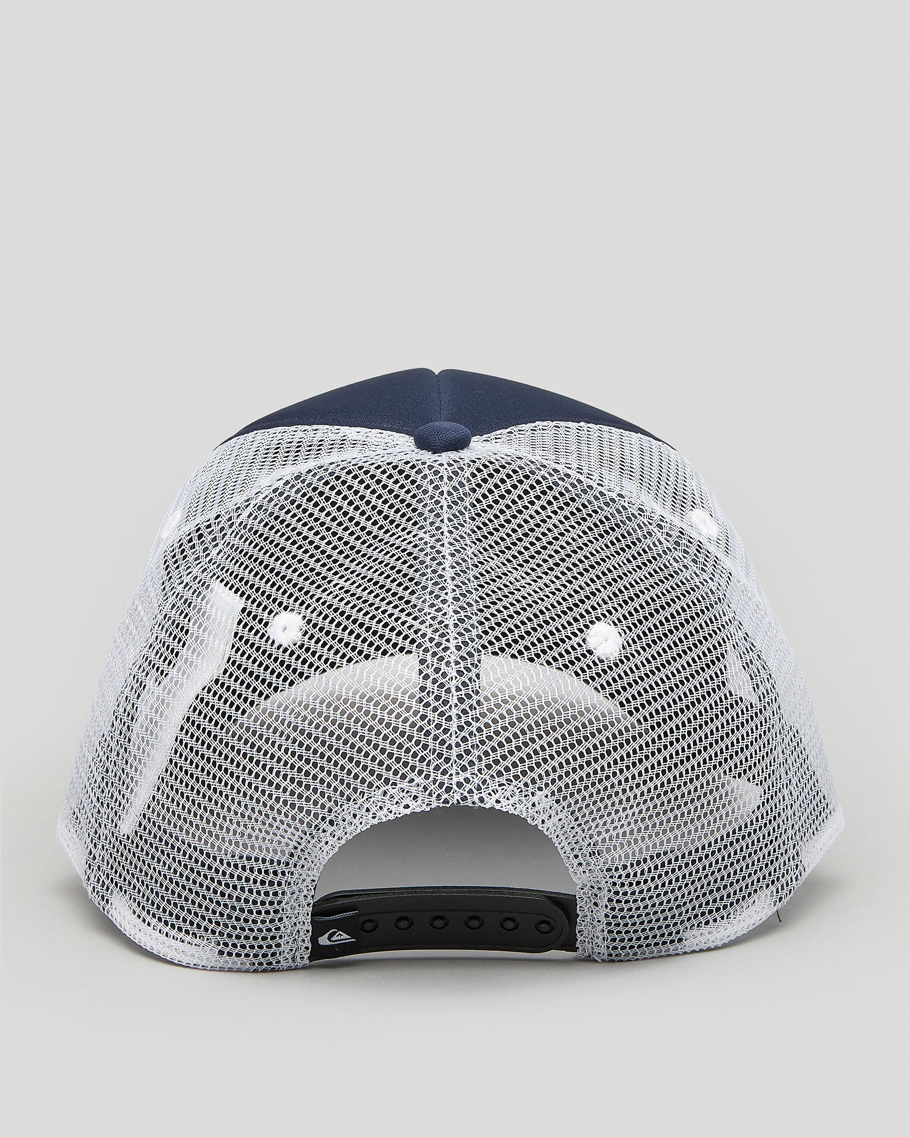 Shop Quiksilver Slab Ripper Trucker Cap In Navy Blazer - Fast Shipping ...