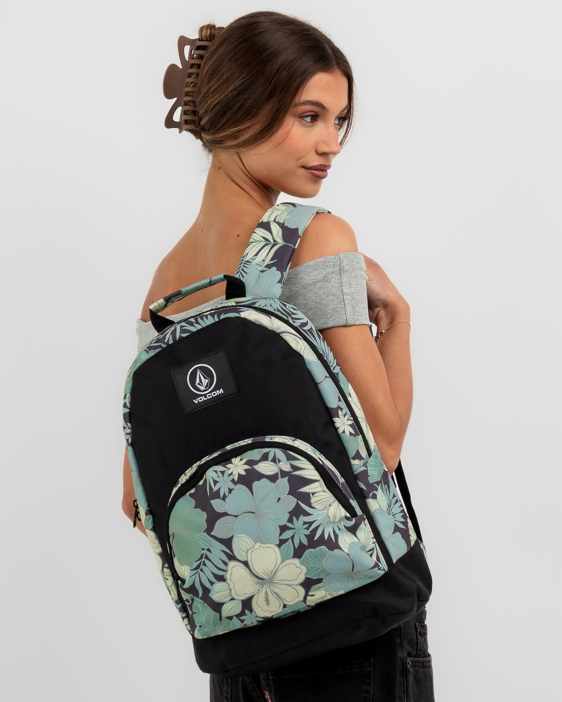 Shop Volcom Patch Attack Retreat Backpack In Sea Glass - Fast Shipping & Easy Returns - City ...