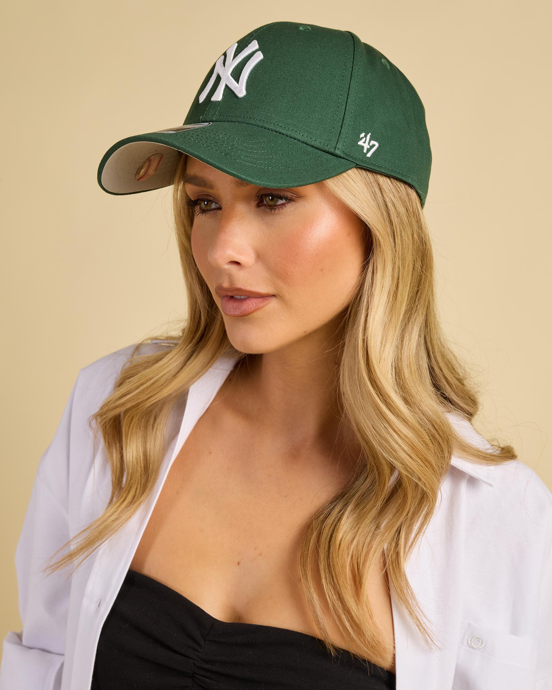 Forty Seven NY Yankees Cap In Dark Green - FREE* Shipping & Easy ...